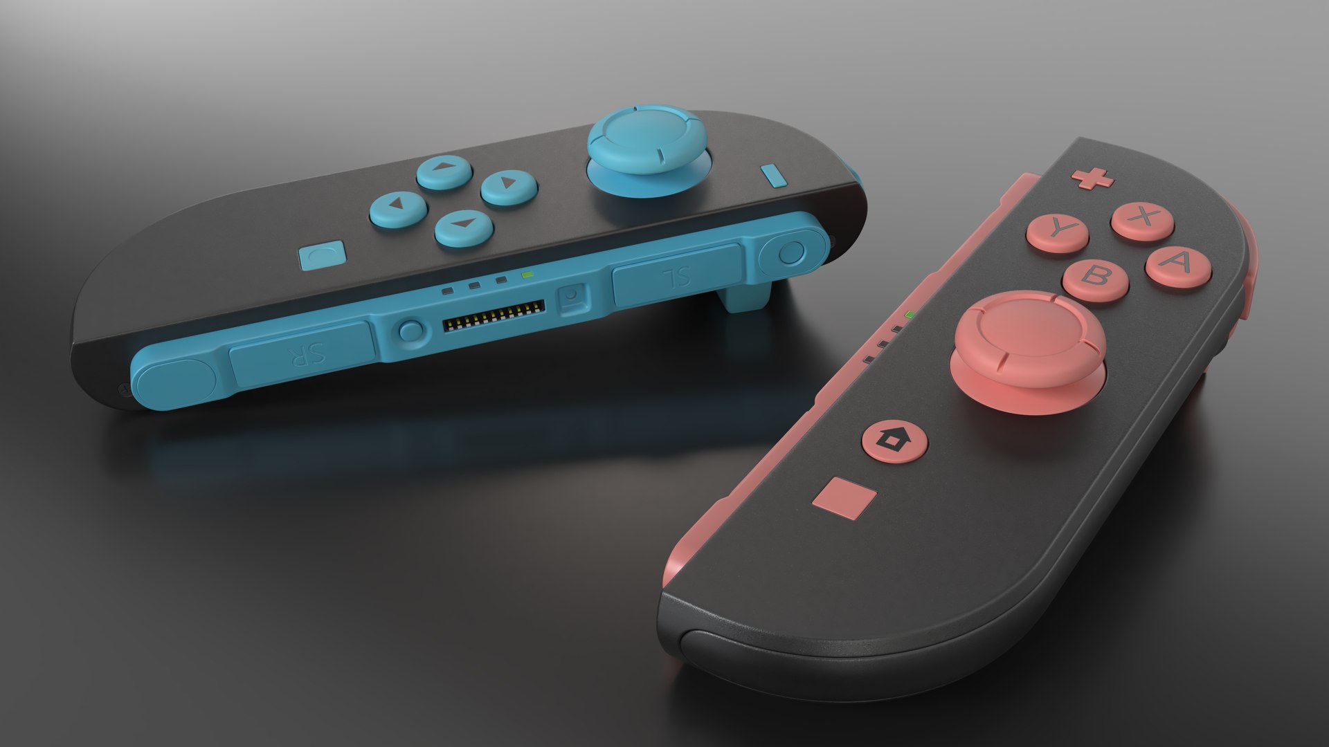 Color Controllers Nintendo Switch 2 3D Model - TurboSquid 2399419