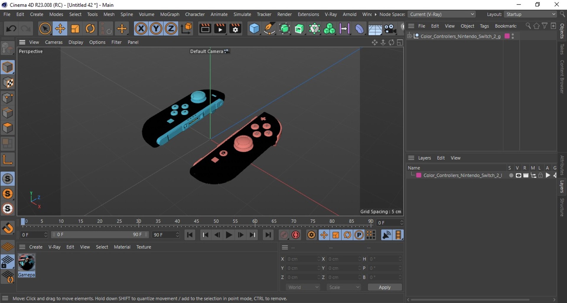 Color Controllers Nintendo Switch 2 3D Model - TurboSquid 2399419