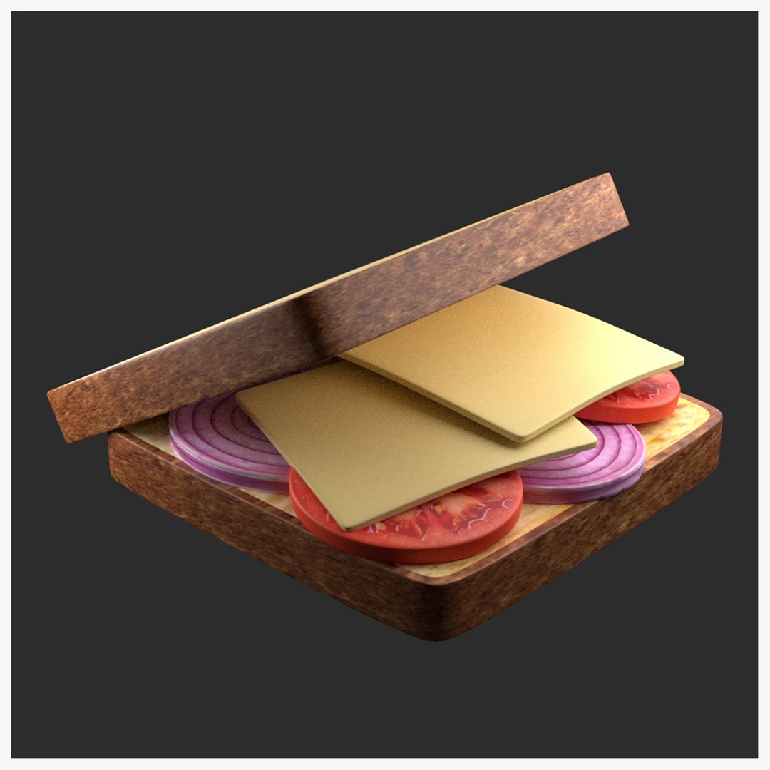 3D Sandwich - TurboSquid 2049030