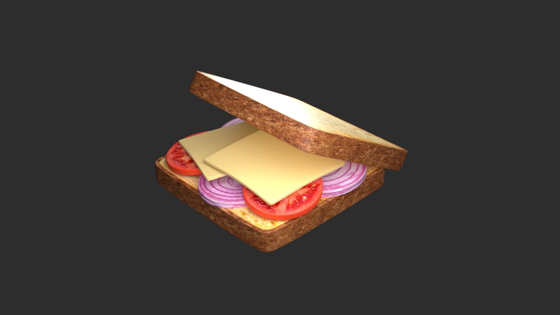 3D Sandwich - TurboSquid 2049030