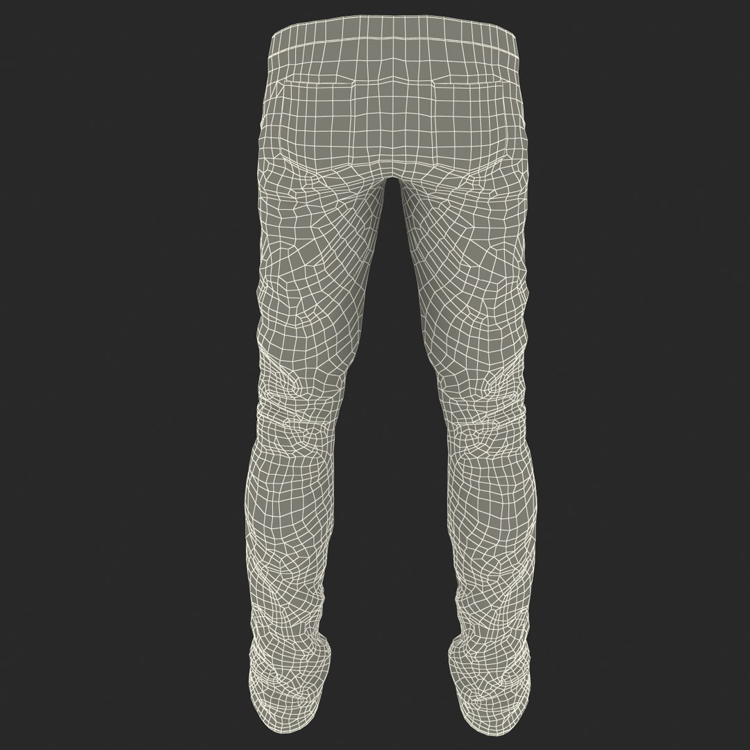 jeans pants 3d model