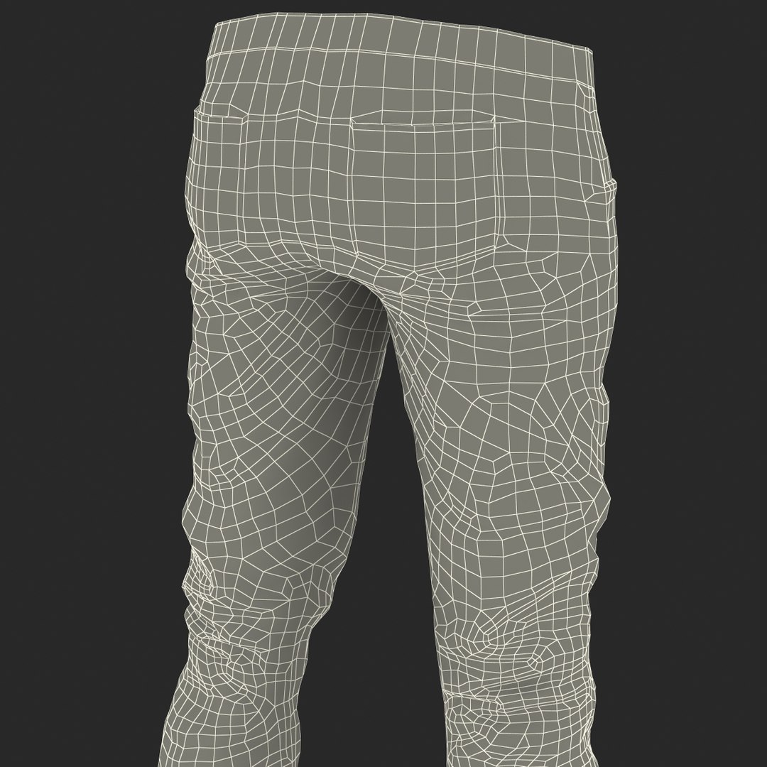 Jeans Pants 3d Model
