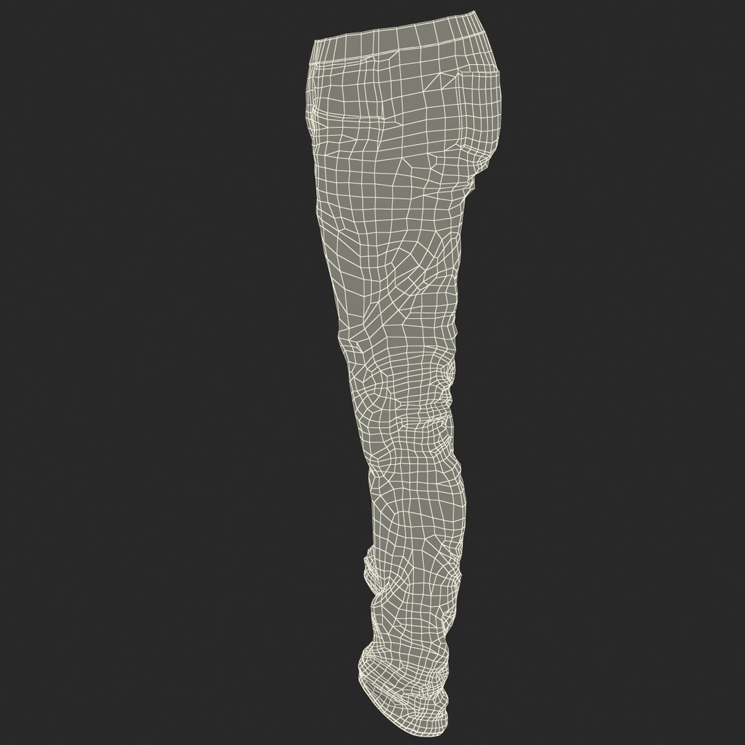 jeans pants 3d model