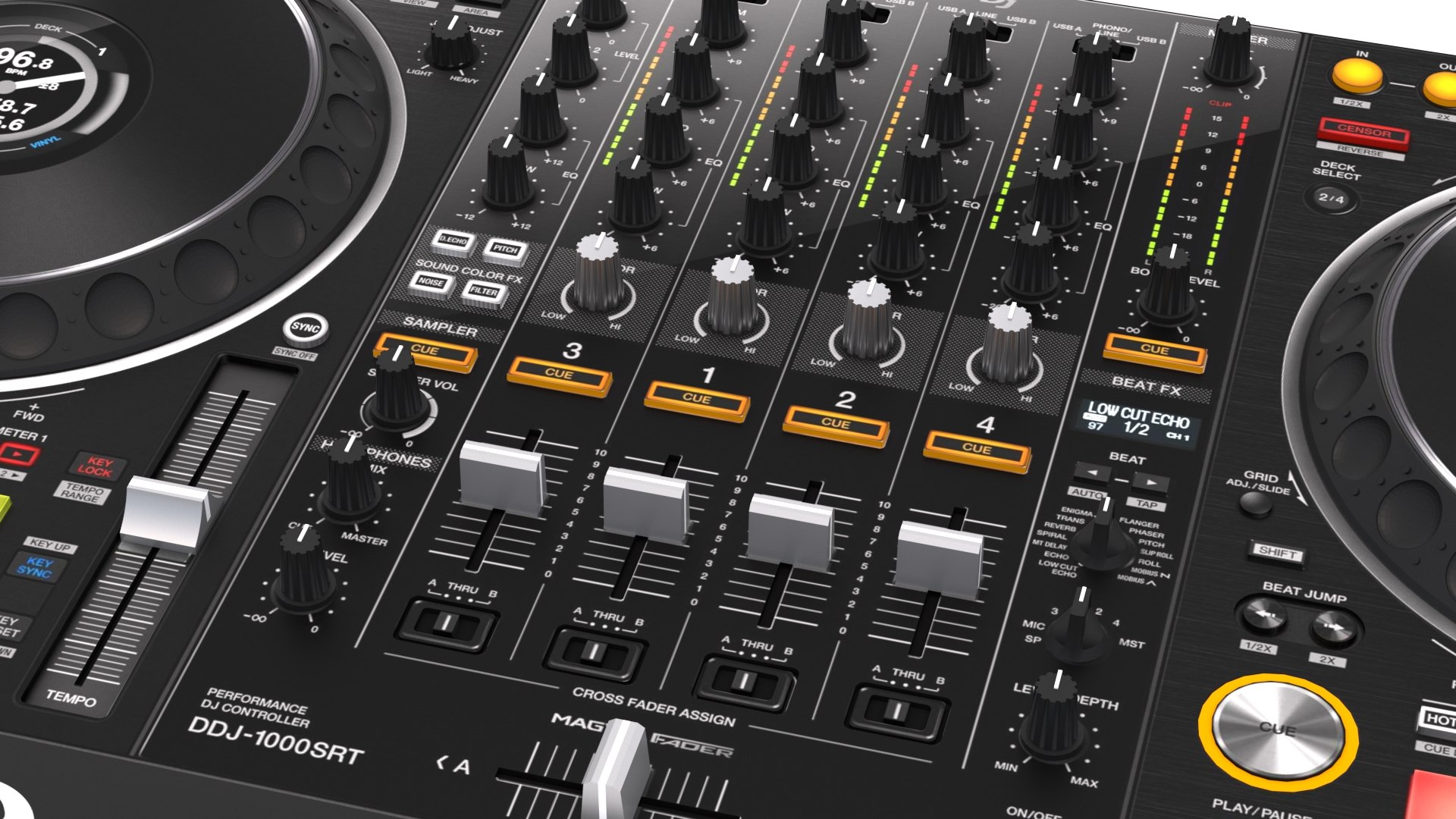 Pioneer Ddj-1000srt Model - TurboSquid 1769150