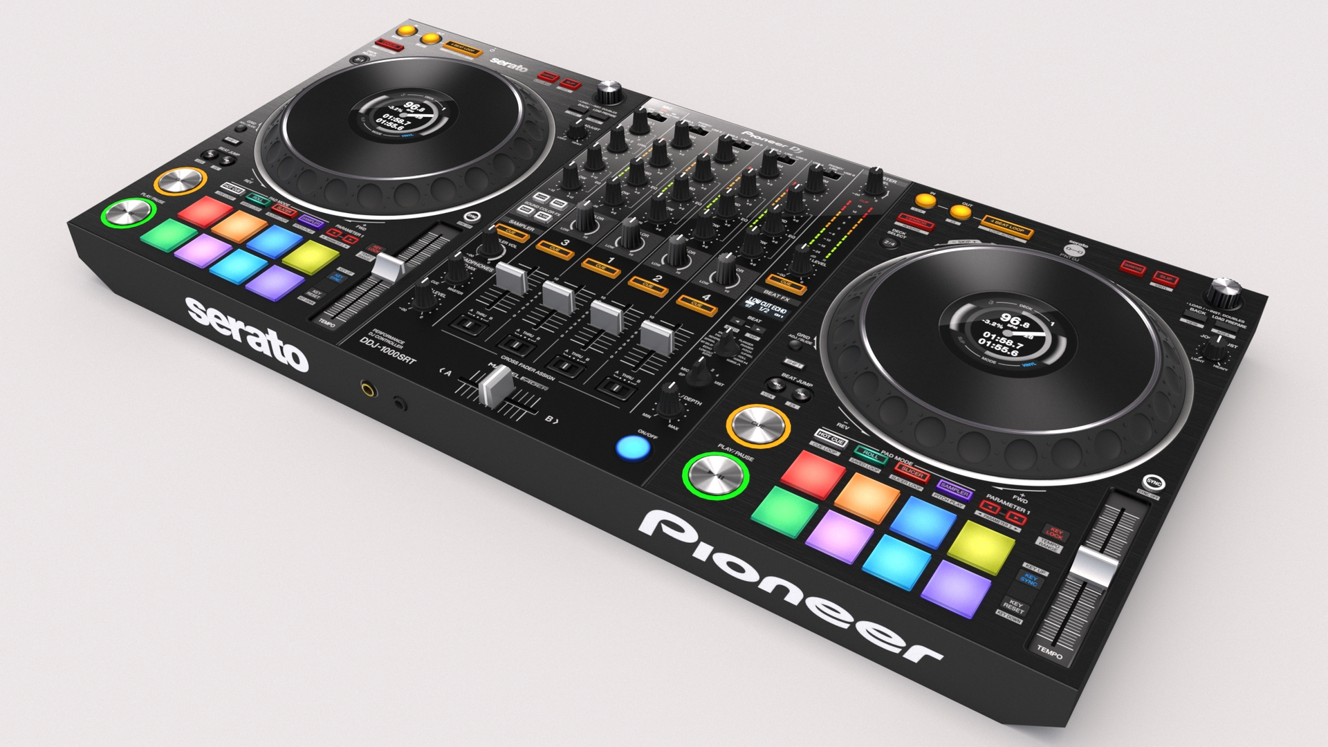 Pioneer ddj-1000srt model - TurboSquid 1769150