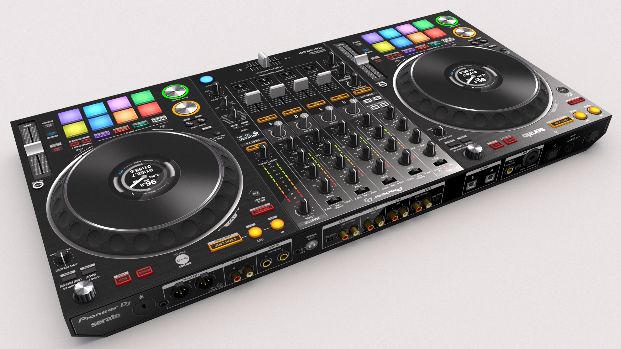 Pioneer ddj-1000srt model - TurboSquid 1769150