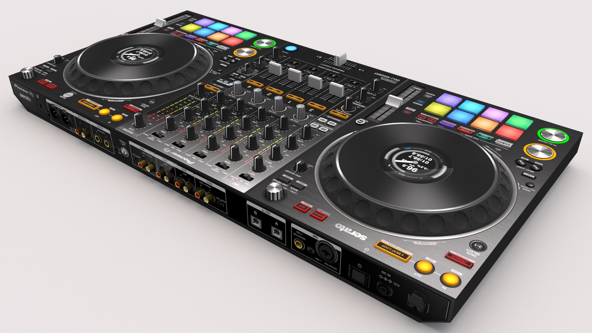 Pioneer ddj-1000srt model - TurboSquid 1769150