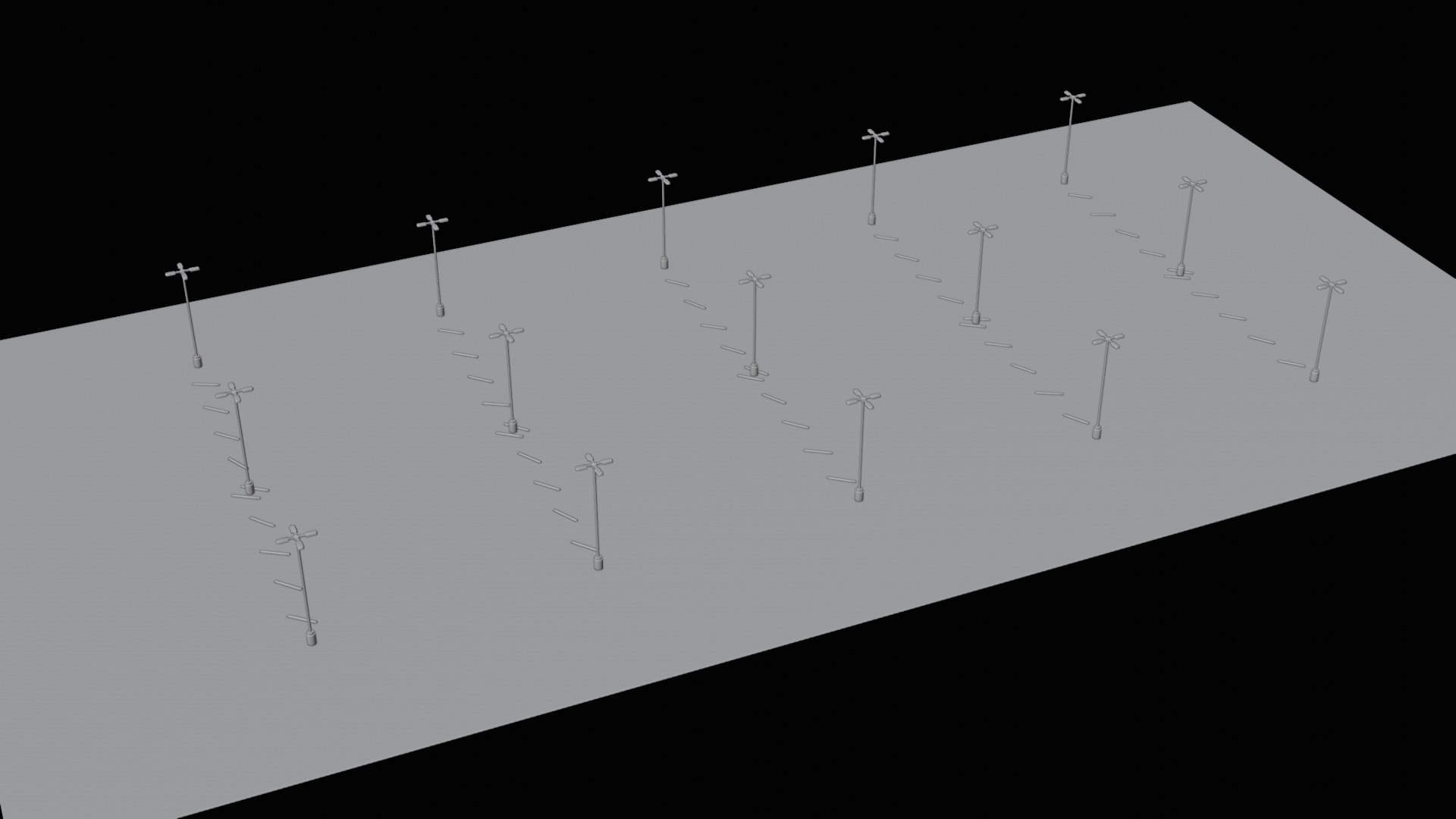 3D Diagonal Parking Lot Scene With 8K And 4K Textures - TurboSquid 1965477