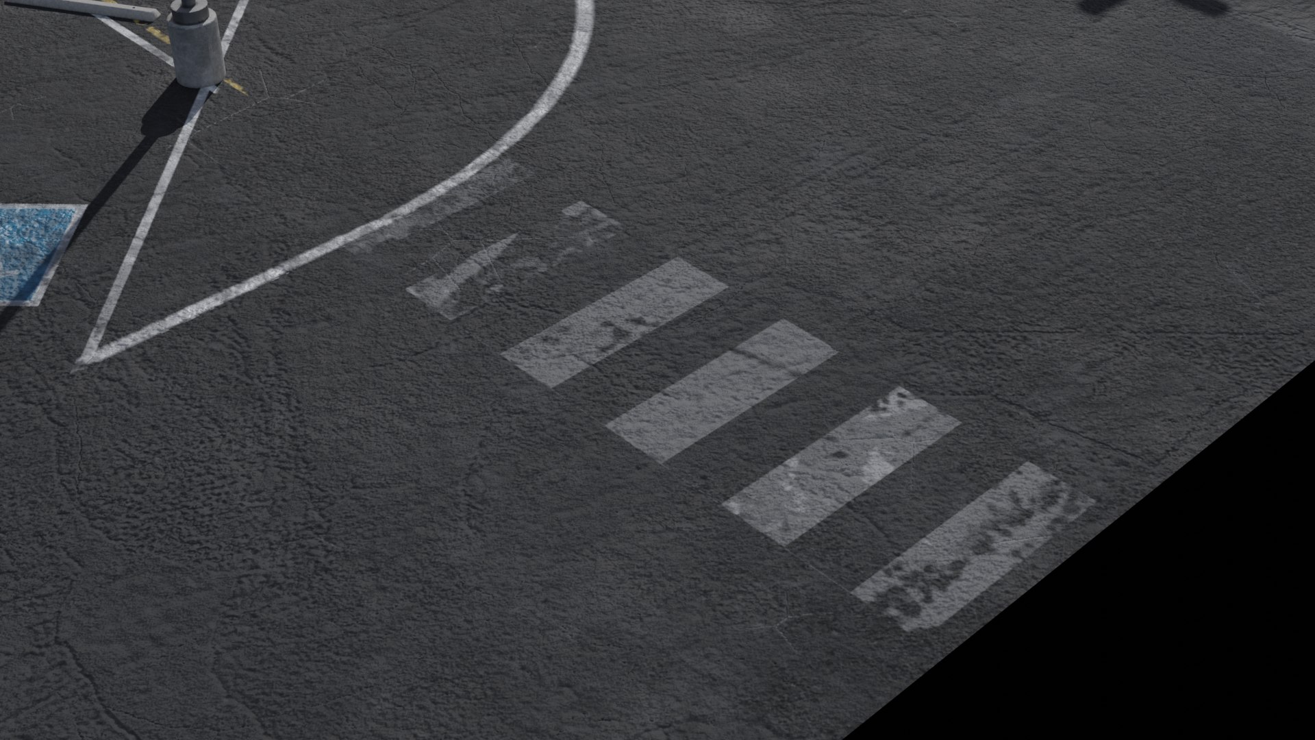 3D Diagonal Parking Lot Scene With 8K And 4K Textures - TurboSquid 1965477