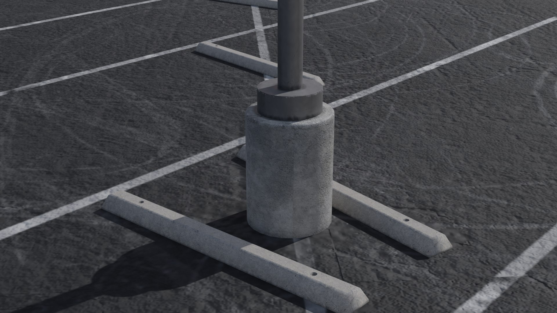 3D Diagonal Parking Lot Scene With 8K And 4K Textures - TurboSquid 1965477