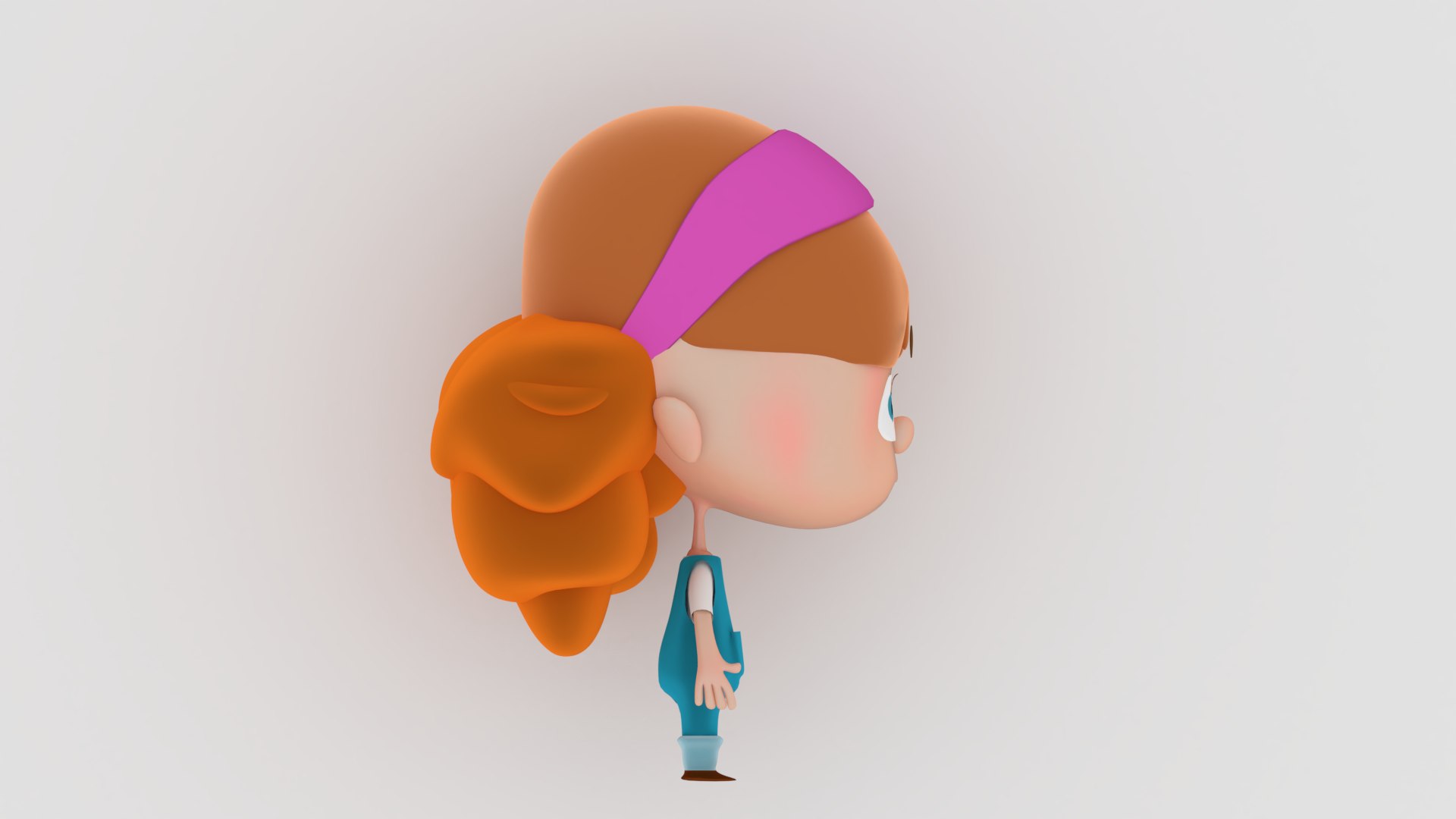 3D model iman stylized character rigged - TurboSquid 1205576