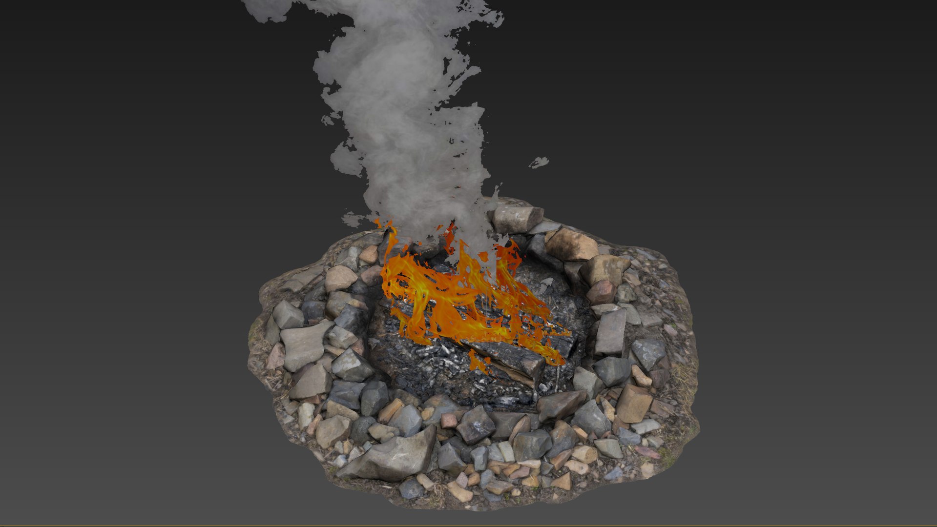 3D Campfire 01 model - TurboSquid 1910386