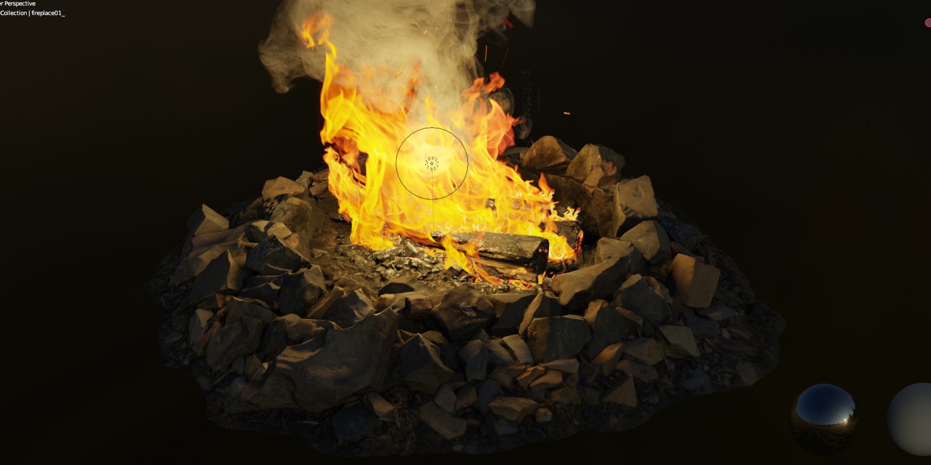 3D Campfire 01 model - TurboSquid 1910386