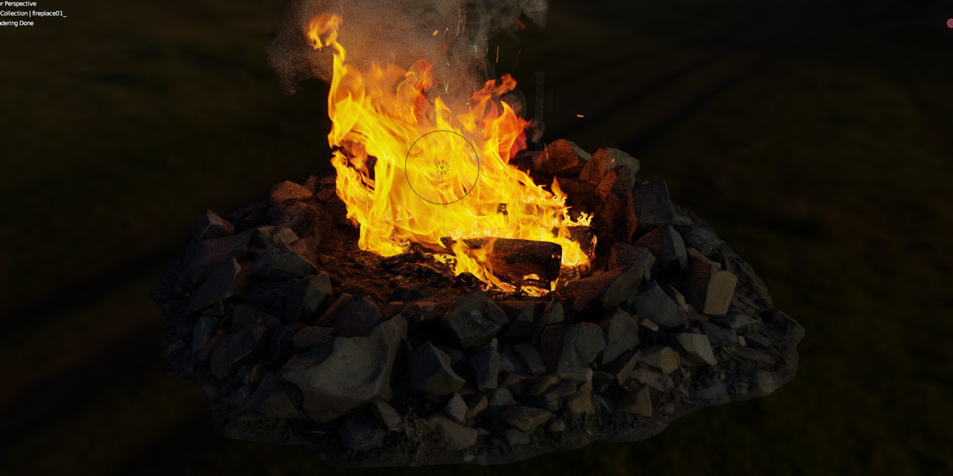 3D Campfire 01 model - TurboSquid 1910386