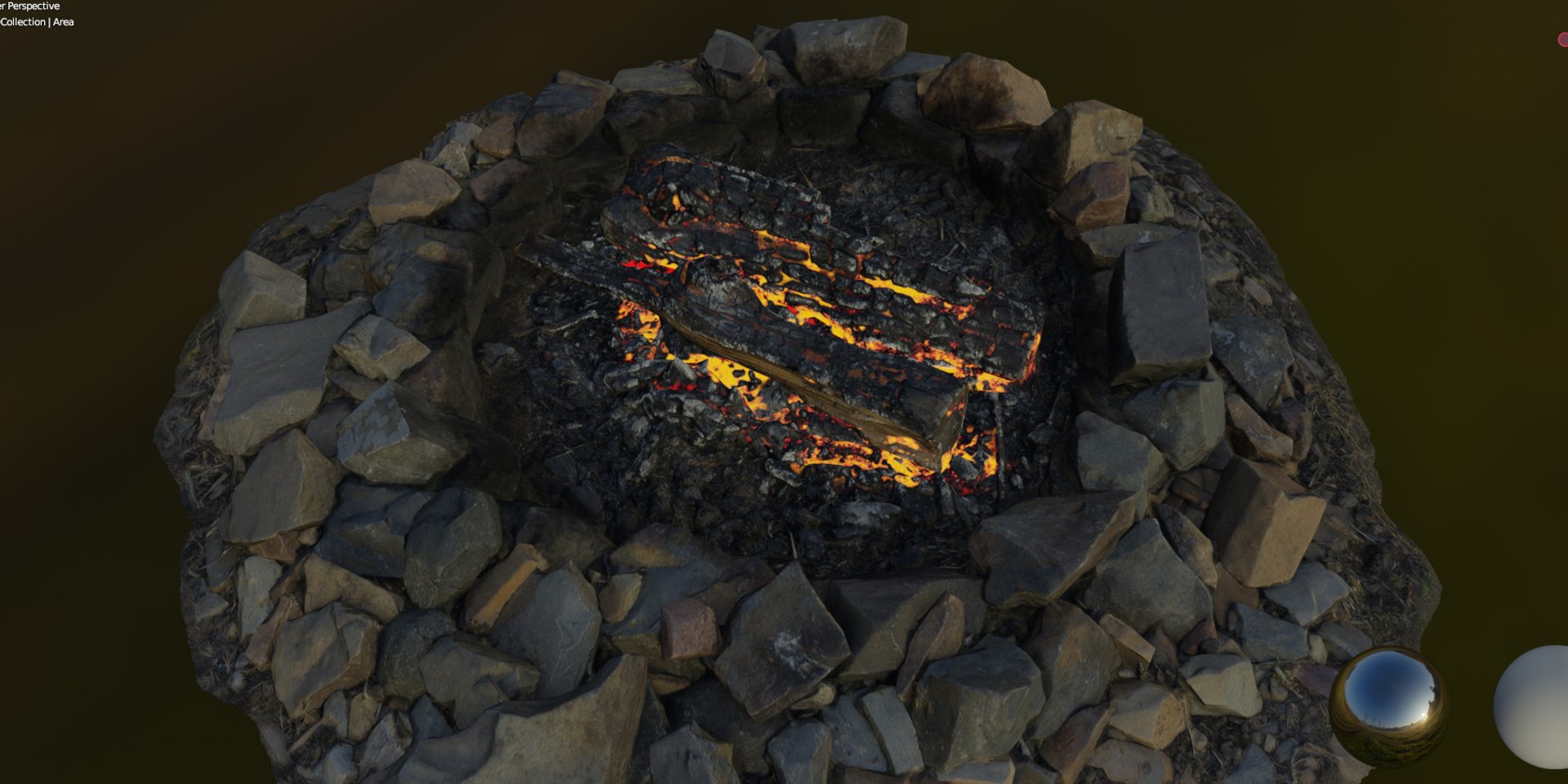 3D Campfire 01 model - TurboSquid 1910386