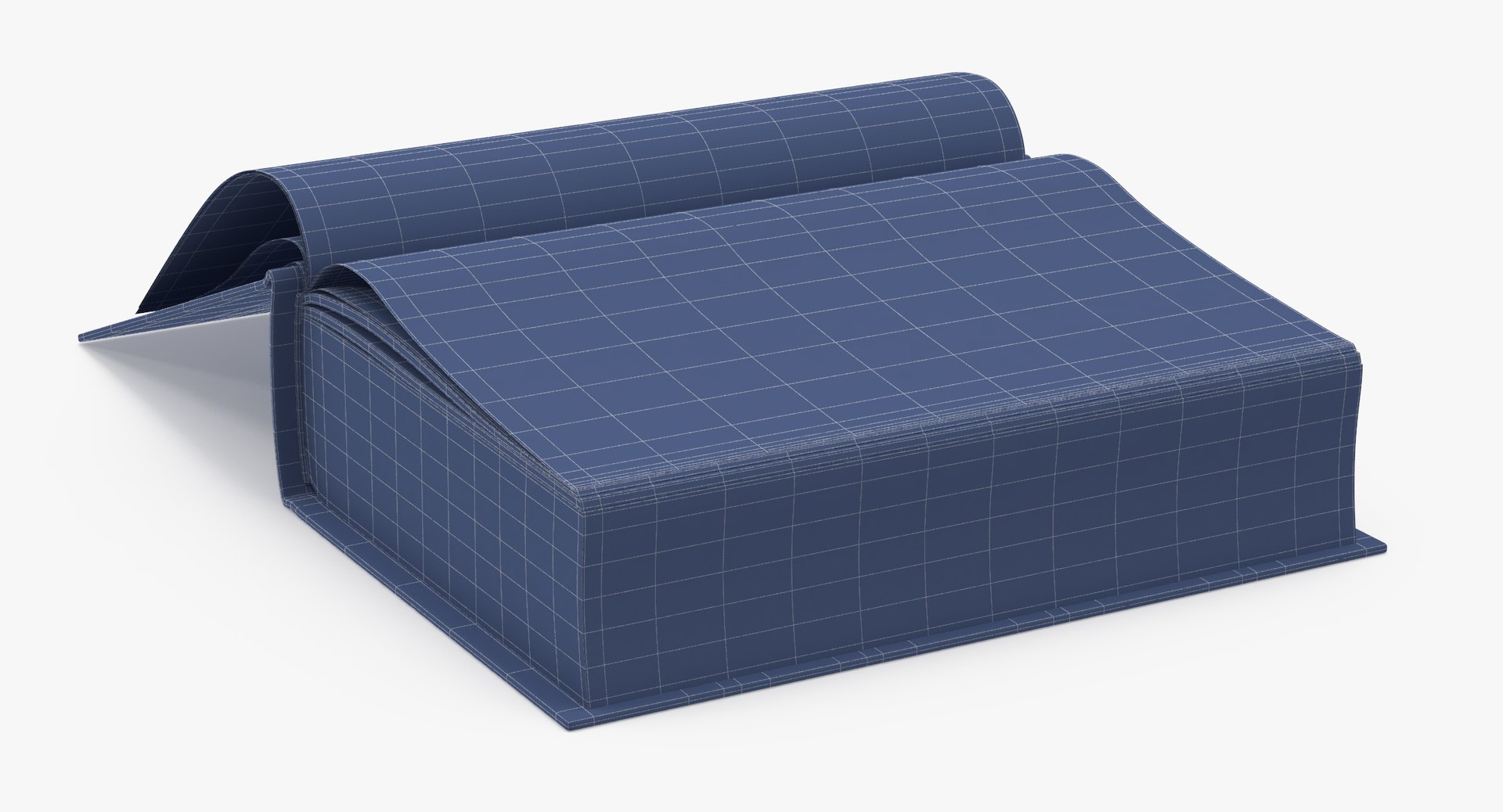 3d Model Classic Book 05 Open