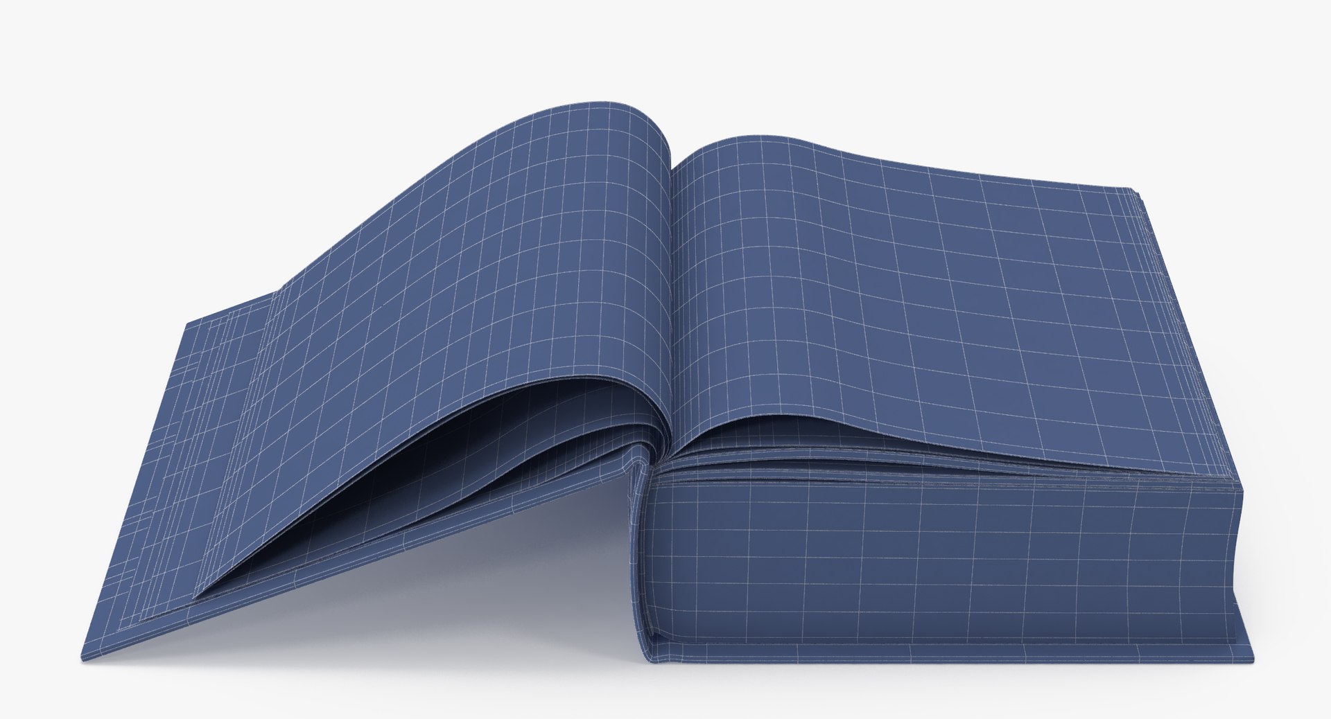 3d Model Classic Book 05 Open