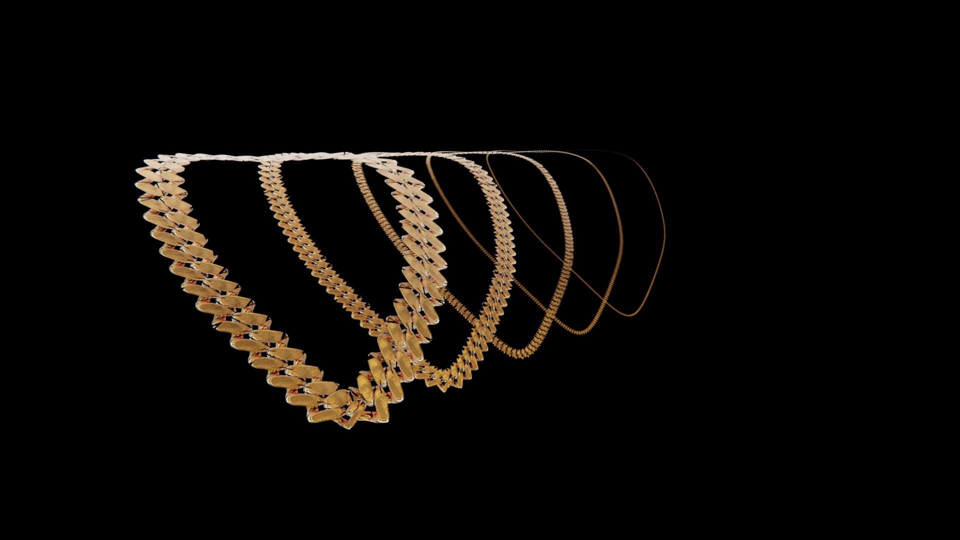 3D Low Poly Chains - 5 Pack Model - TurboSquid 1962796