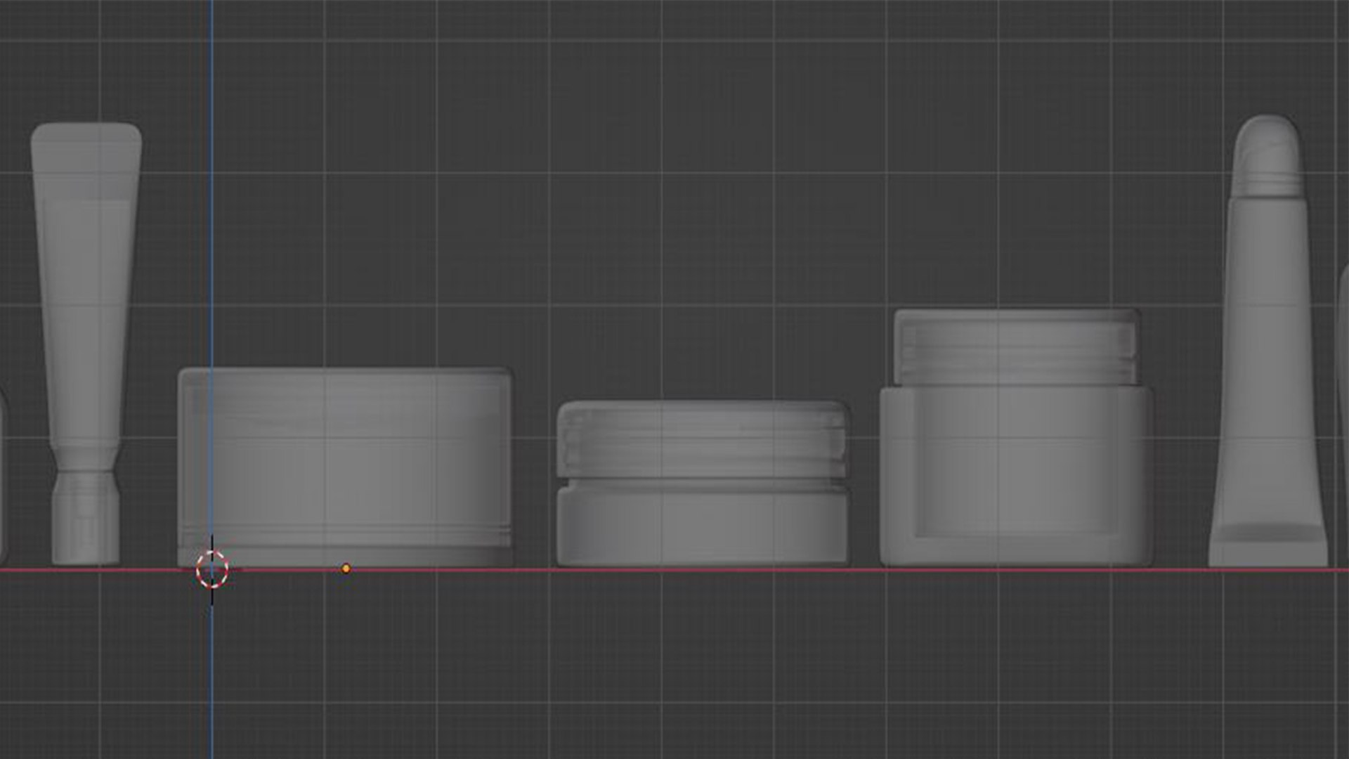 3D Cosmetic containers 3d models and mockup Collection 2 model ...