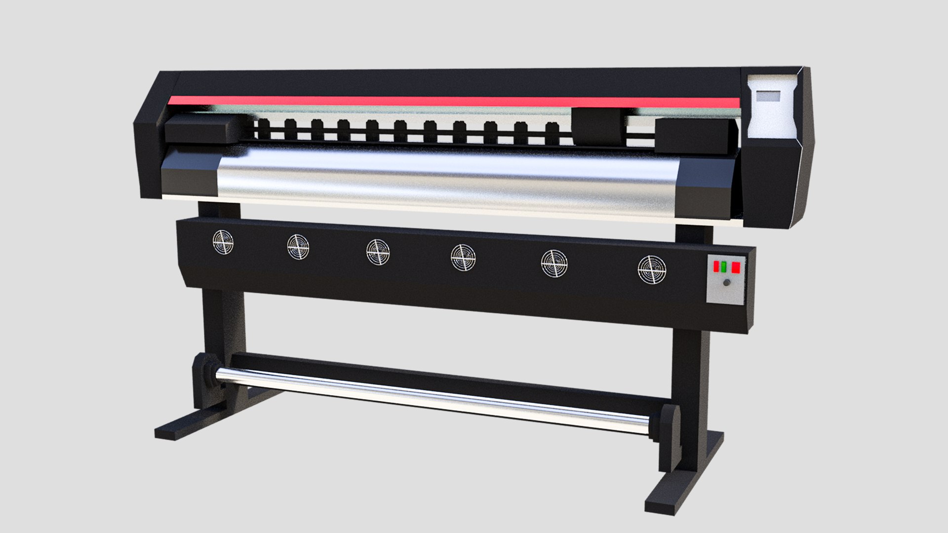 3D Cutting Plotter - TurboSquid 2173535