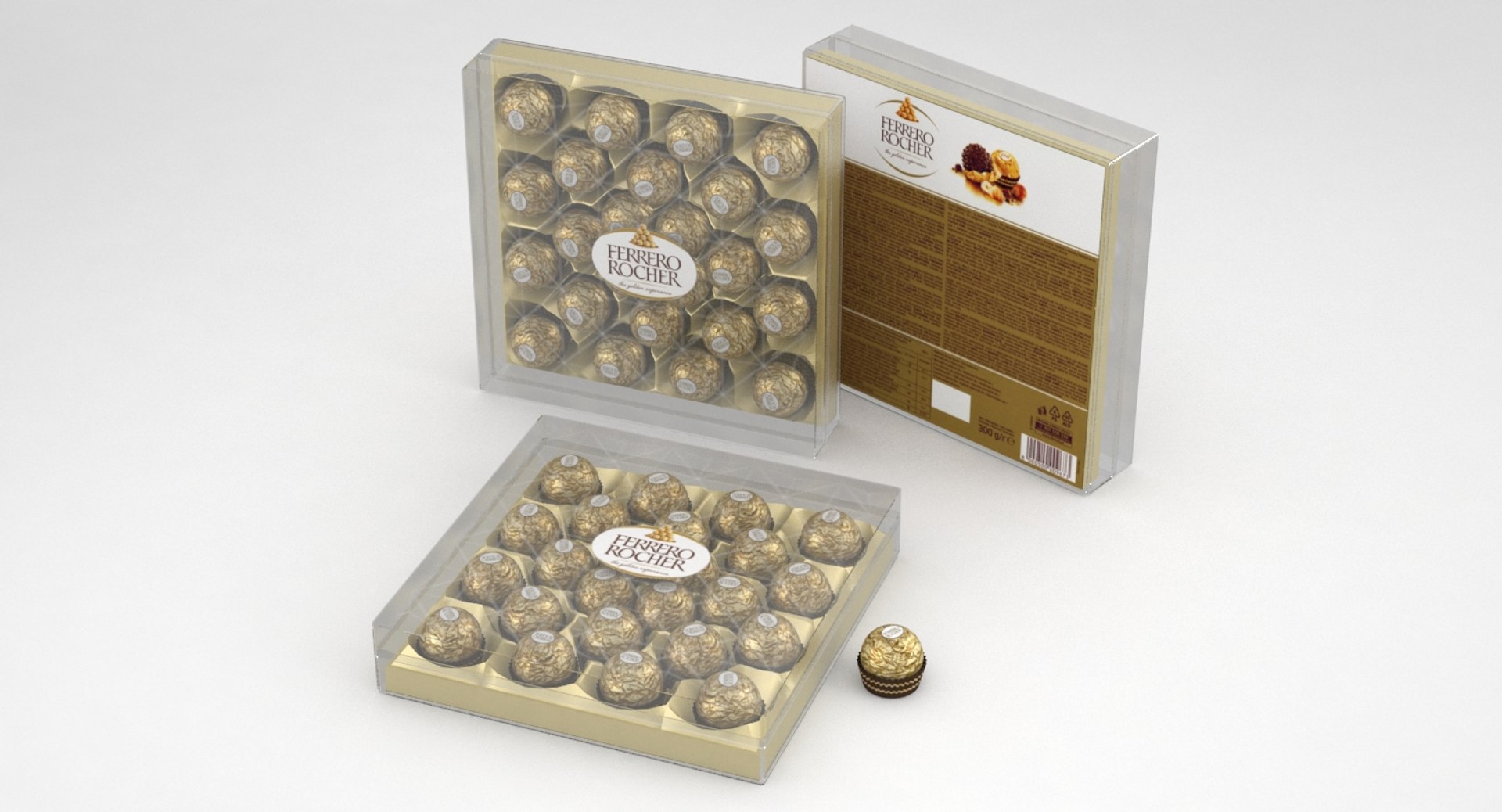 Ferrero Rocher 3D Model - TurboSquid 1272574