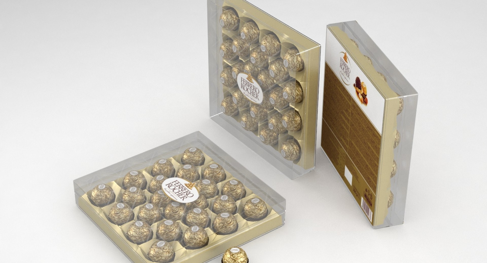 Ferrero Rocher 3D Model - TurboSquid 1272574
