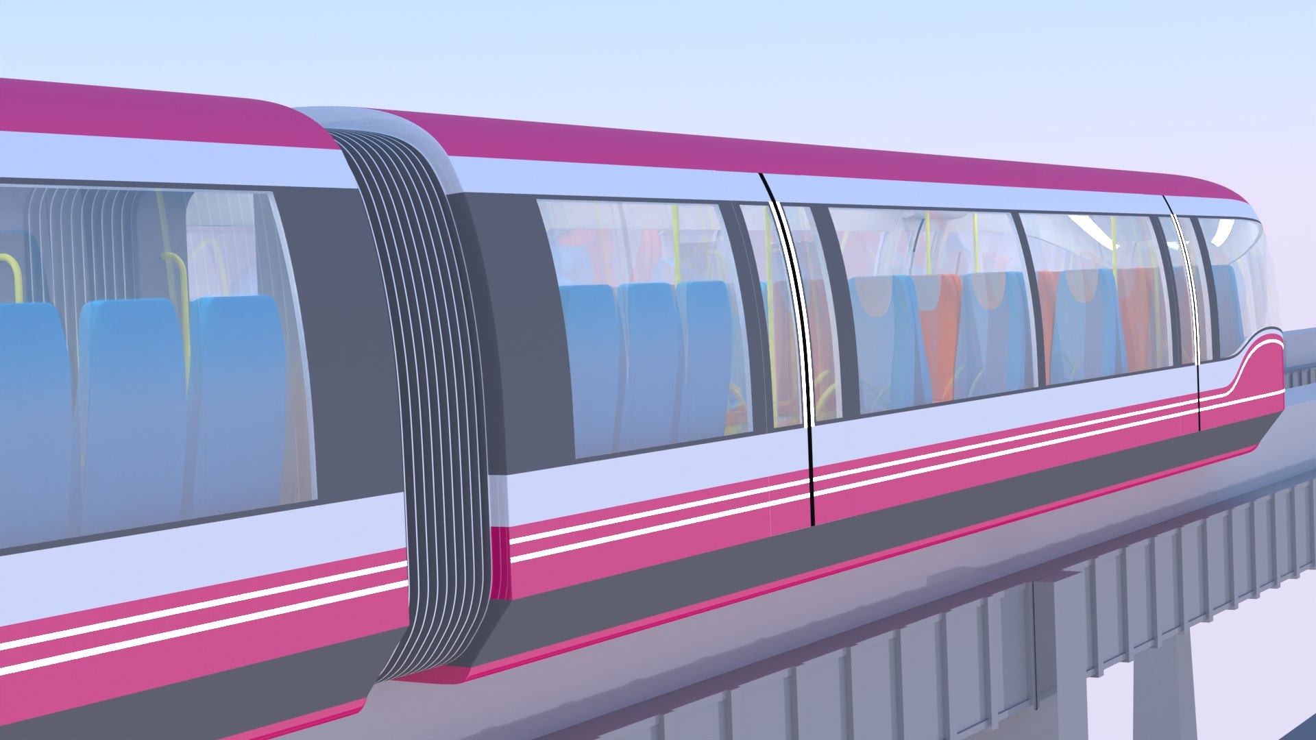 Monorail Trains Collection 2023 II 3D Model - TurboSquid 2071449
