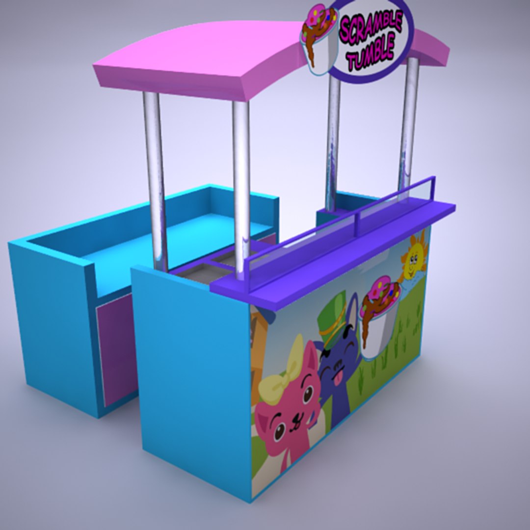3d Food Cart