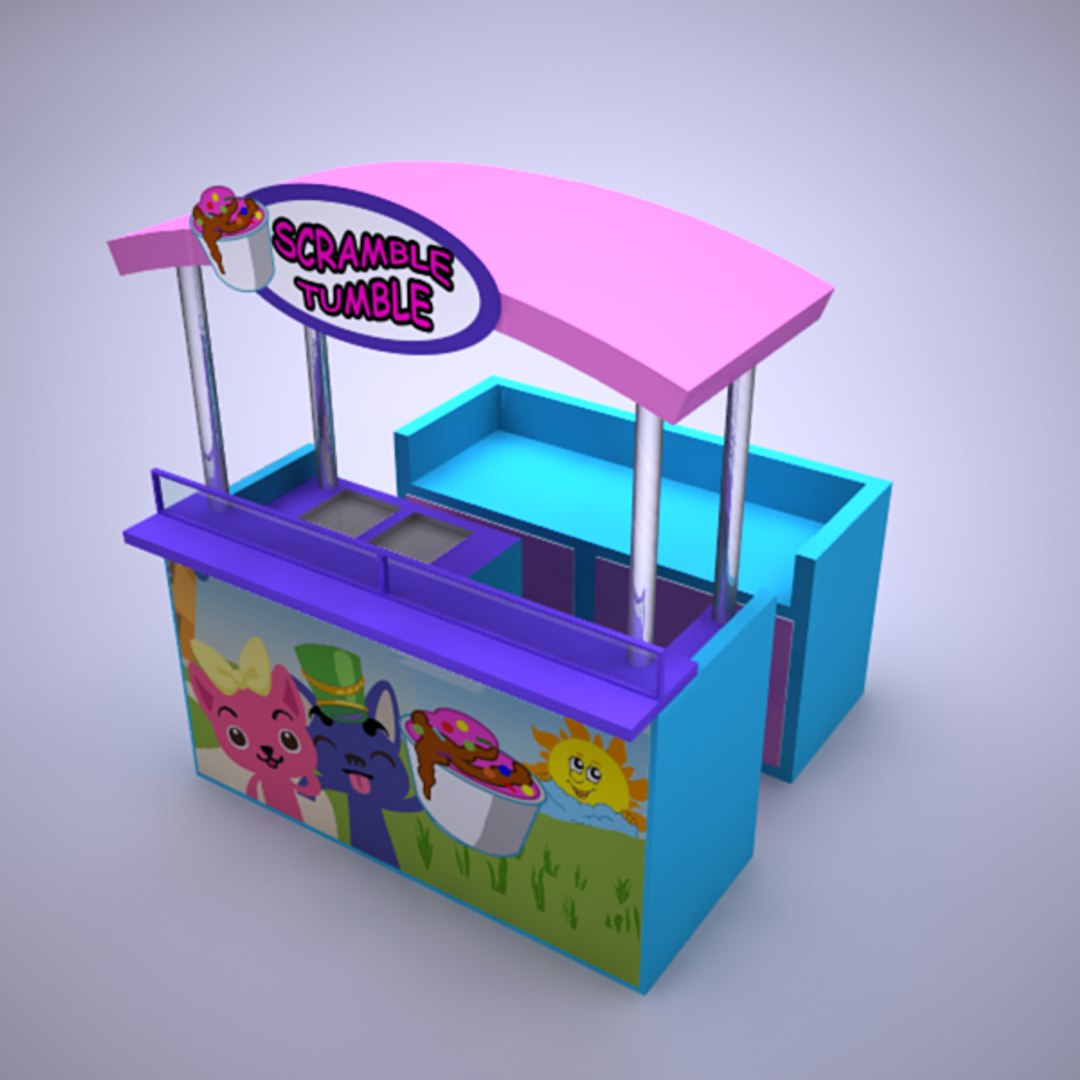 3d Food Cart