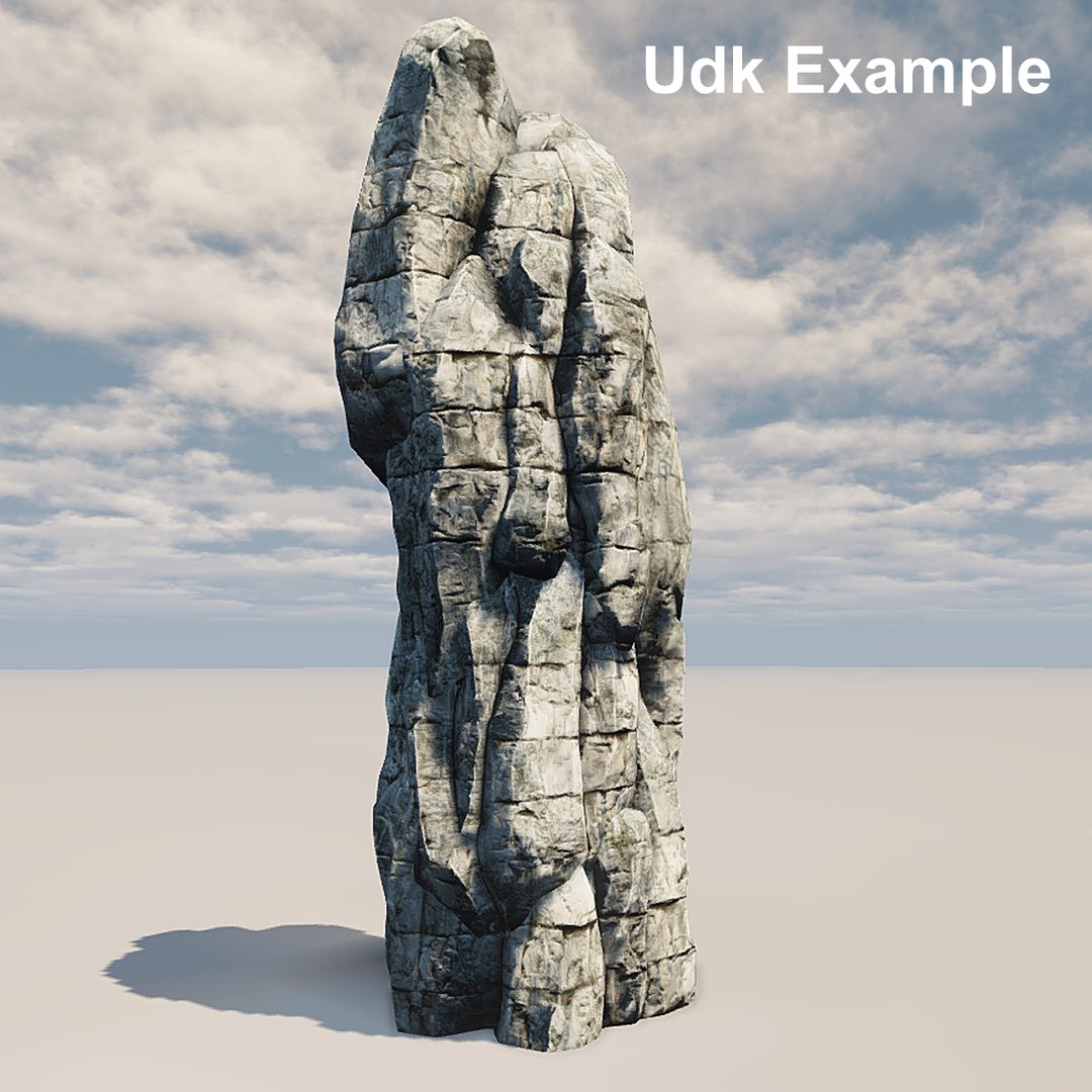 Rocky Cliff 3d Max