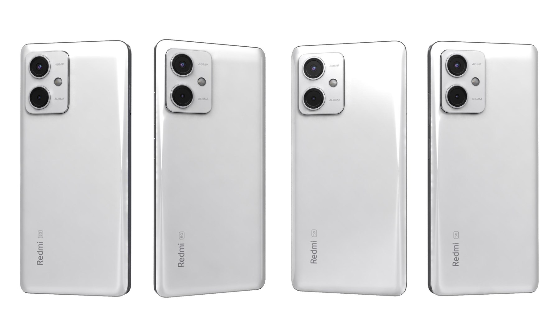 Xiaomi Redmi Note 12 White 3D Model - TurboSquid 1990416