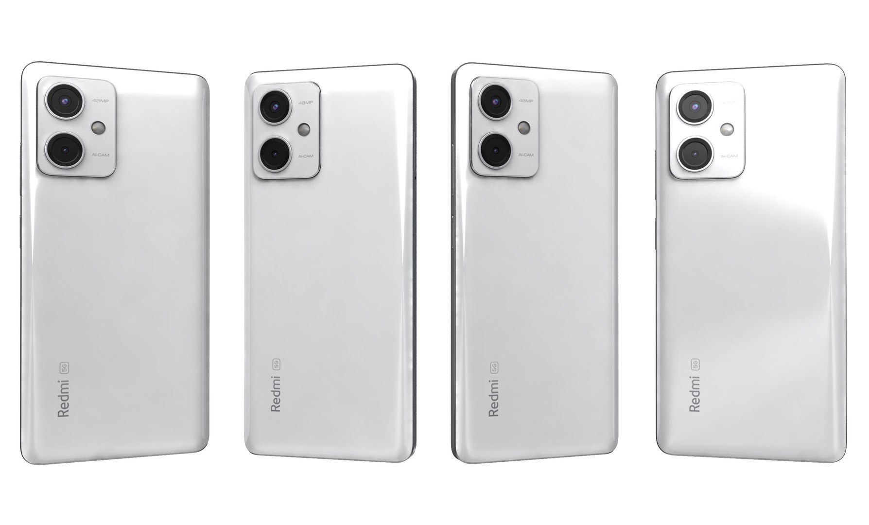 Xiaomi Redmi Note 12 White 3D Model - TurboSquid 1990416