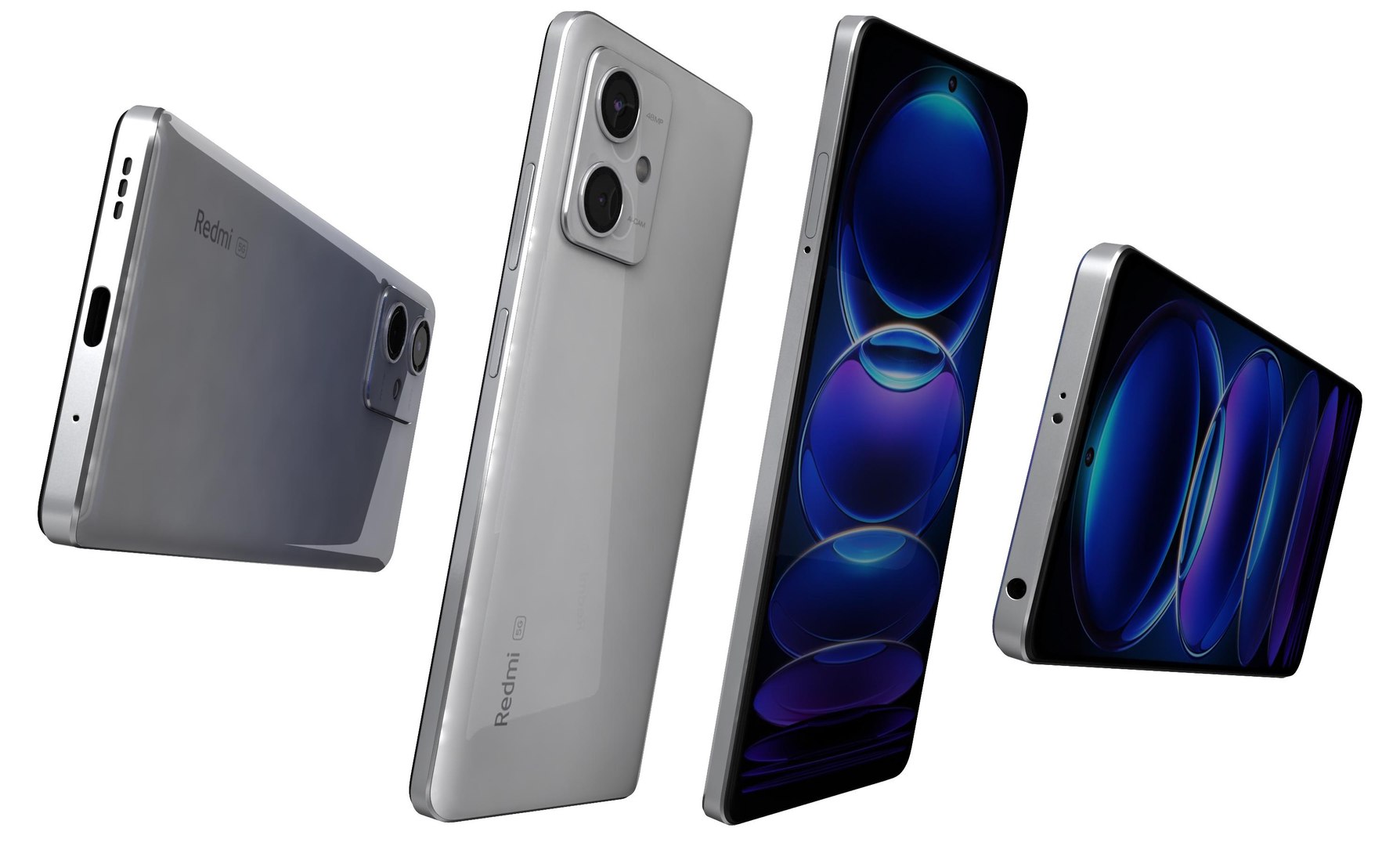 Xiaomi Redmi Note 12 White 3D Model - TurboSquid 1990416