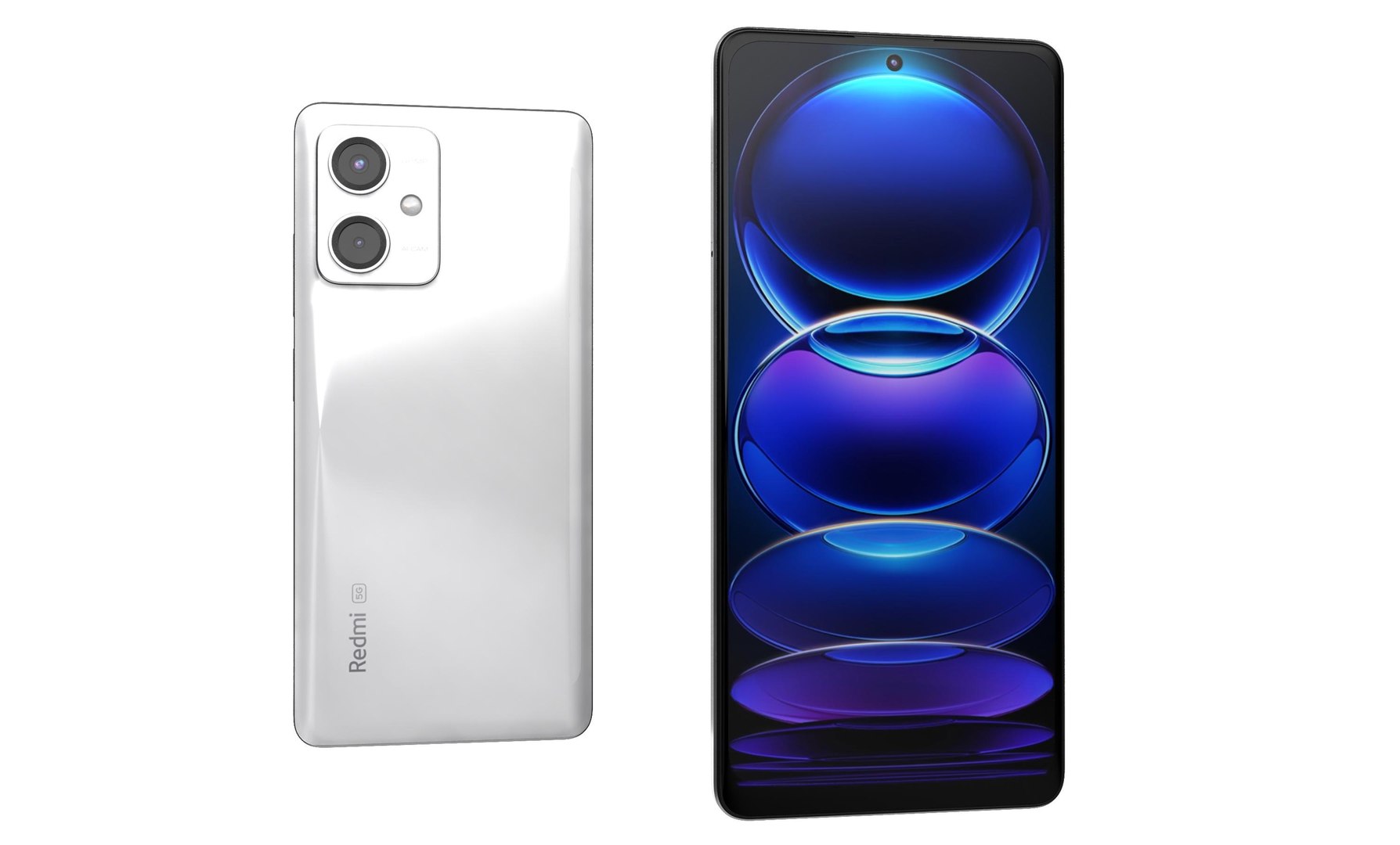 Xiaomi Redmi Note 12 White 3D Model - TurboSquid 1990416