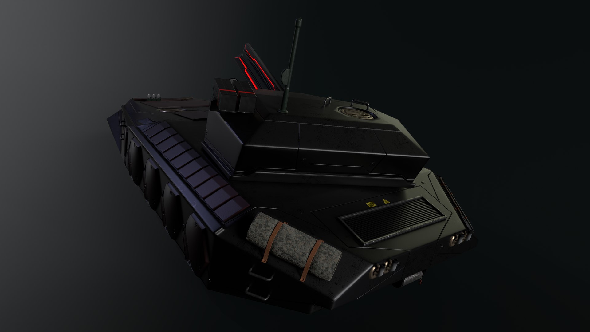 3D Gameready Sci-Fi Heavy Tank With Railgun - TurboSquid 1779994