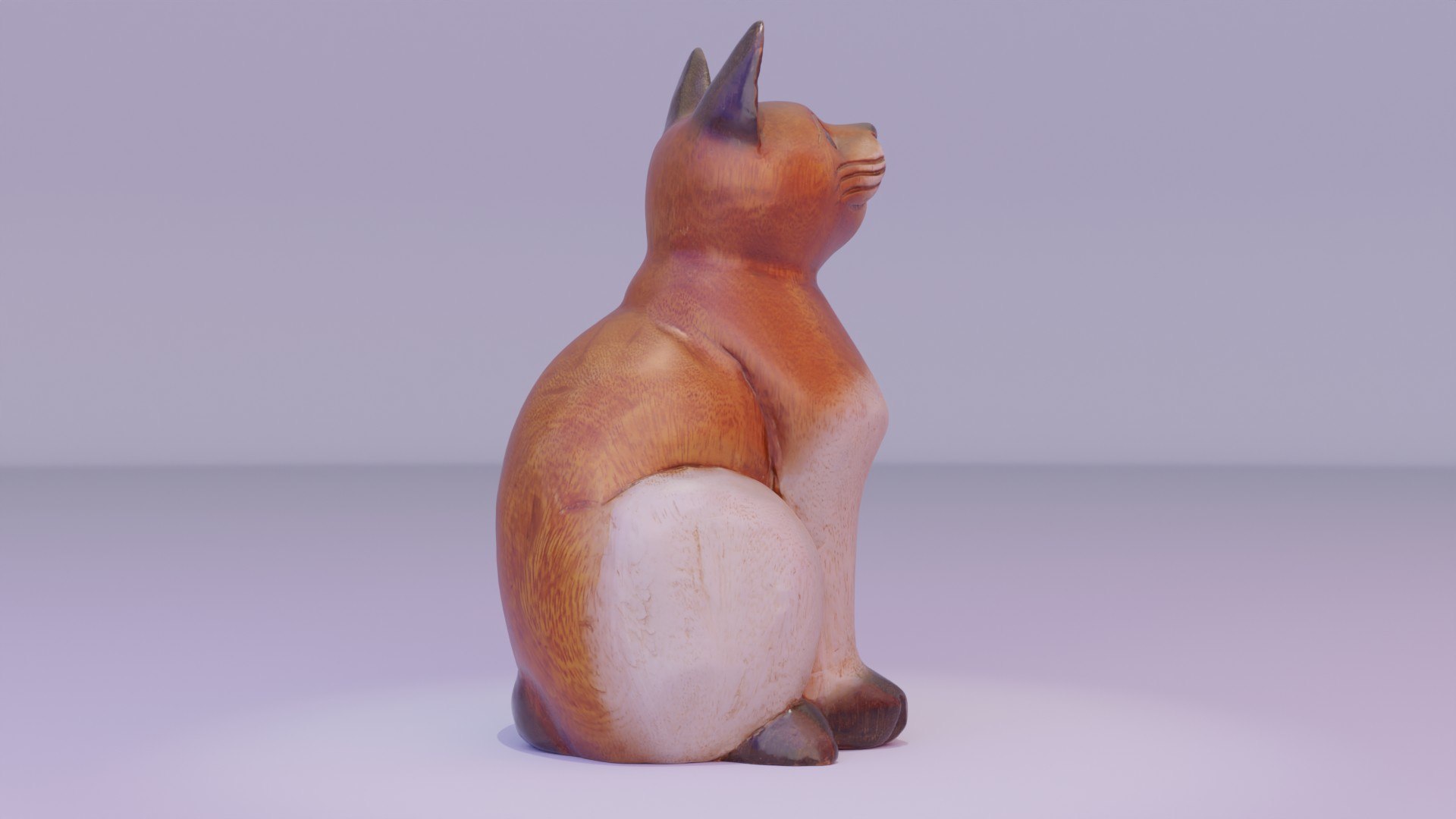3D Cat Wood Statue 01 High-poly 3D Model Model - TurboSquid 1875381