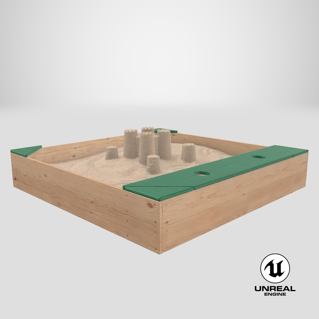 Sand Castle Sandpit 3D - TurboSquid 1620778