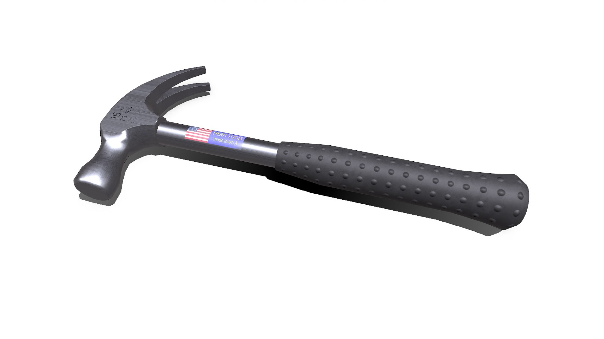 3D Claw Hammer Low-poly PBR Model - TurboSquid 2214008
