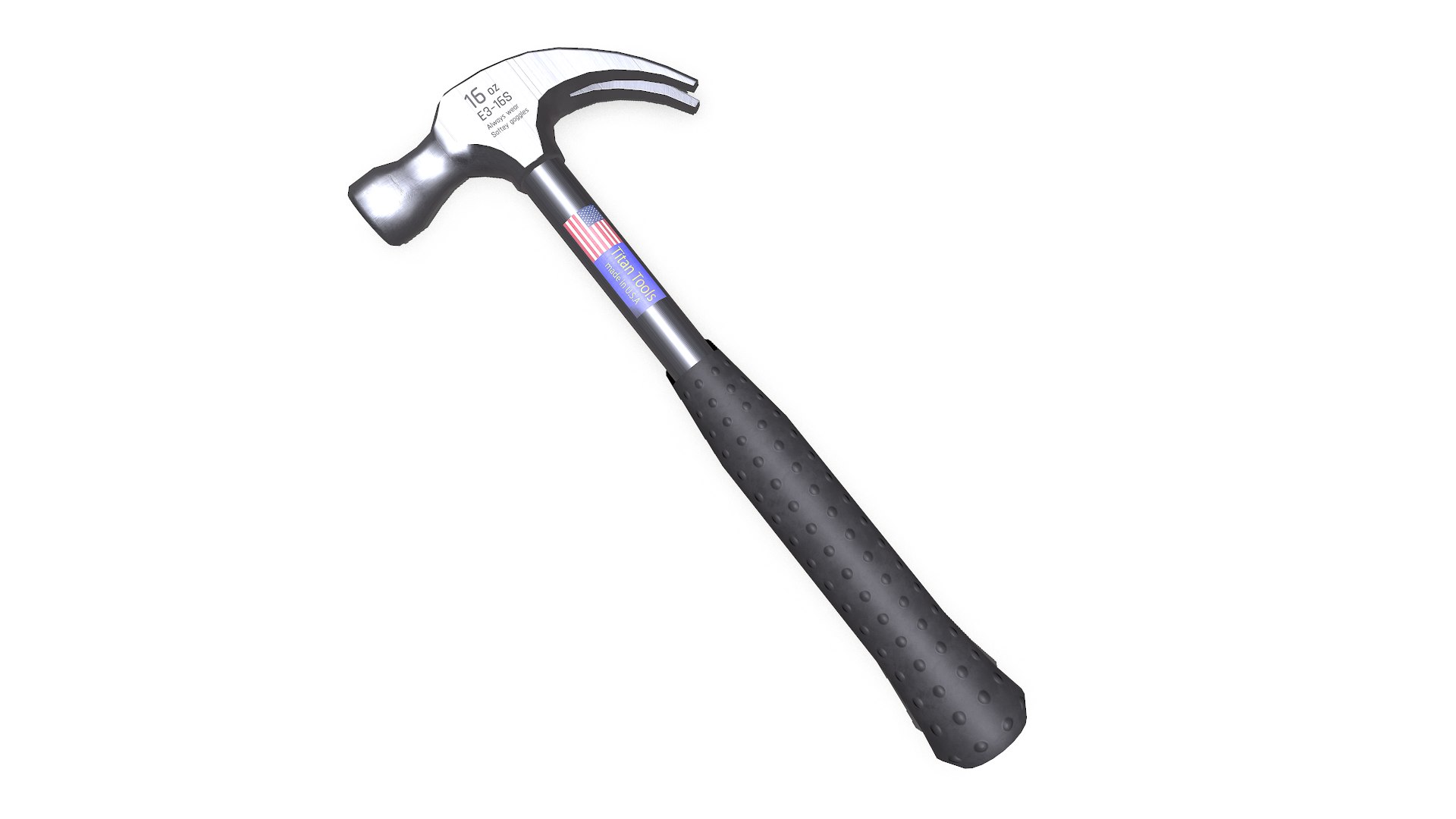 3D Claw Hammer Low-poly PBR Model - TurboSquid 2214008