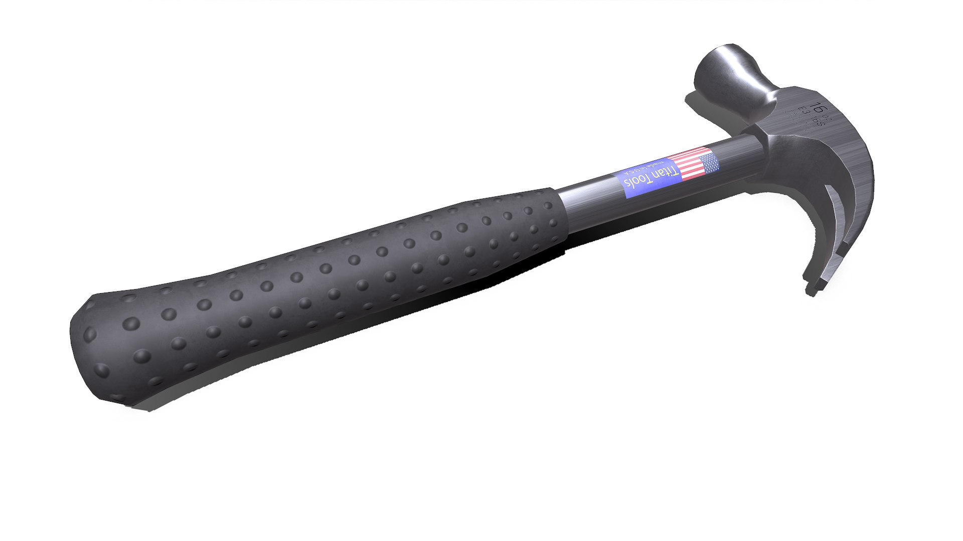 3D Claw Hammer Low-poly PBR Model - TurboSquid 2214008