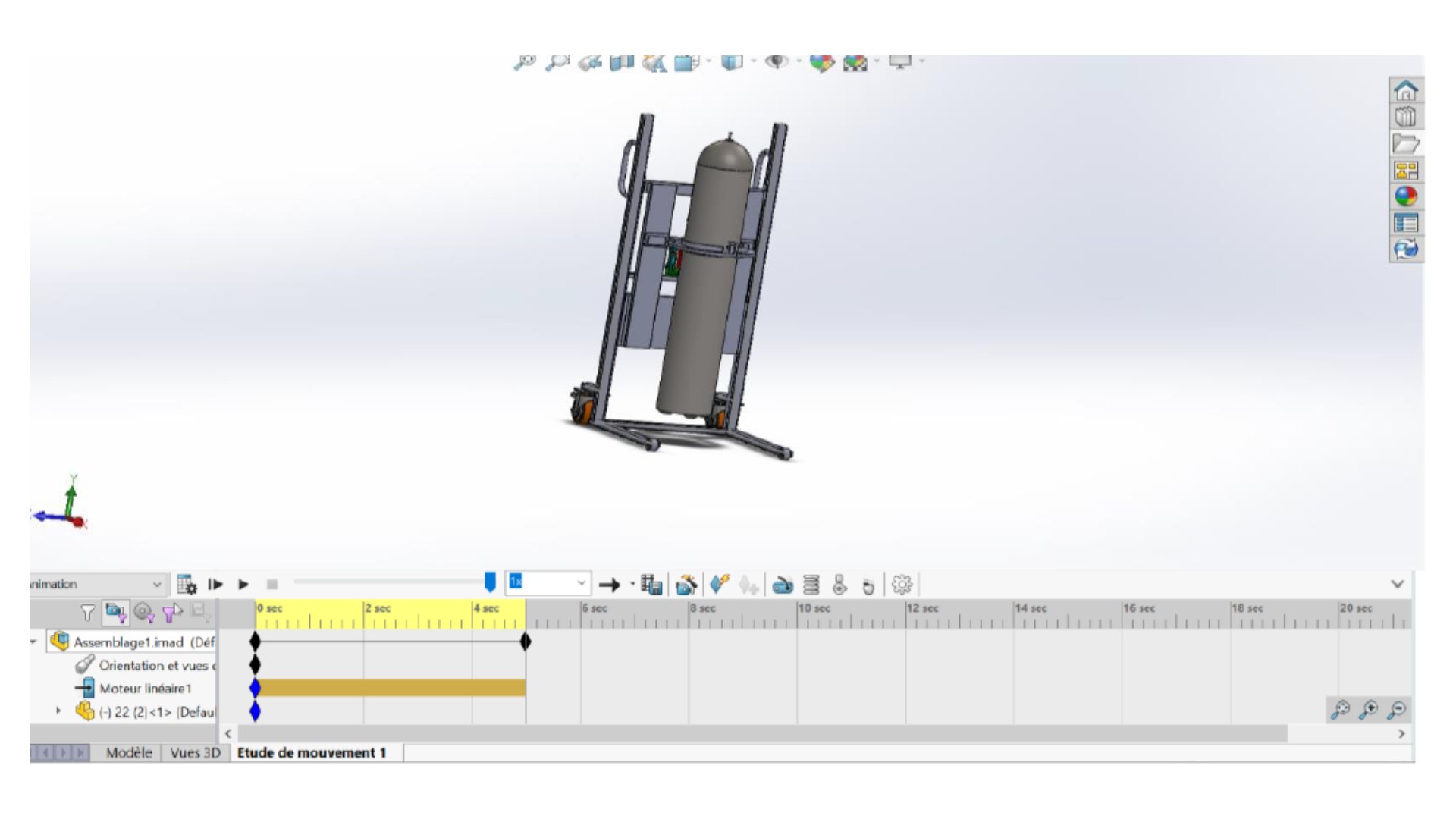 Mobile Hydraulic Gas Cylinder Lifter 3D Model - TurboSquid 2407196