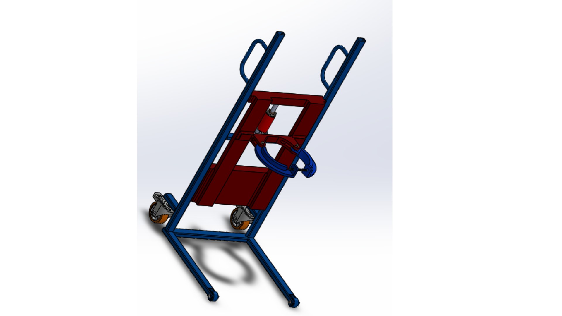 Mobile Hydraulic Gas Cylinder Lifter 3D Model - TurboSquid 2407196