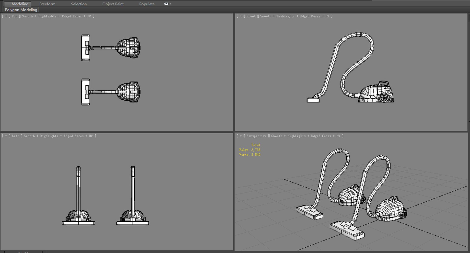Vacuum cleaner clean 3D model - TurboSquid 1699187