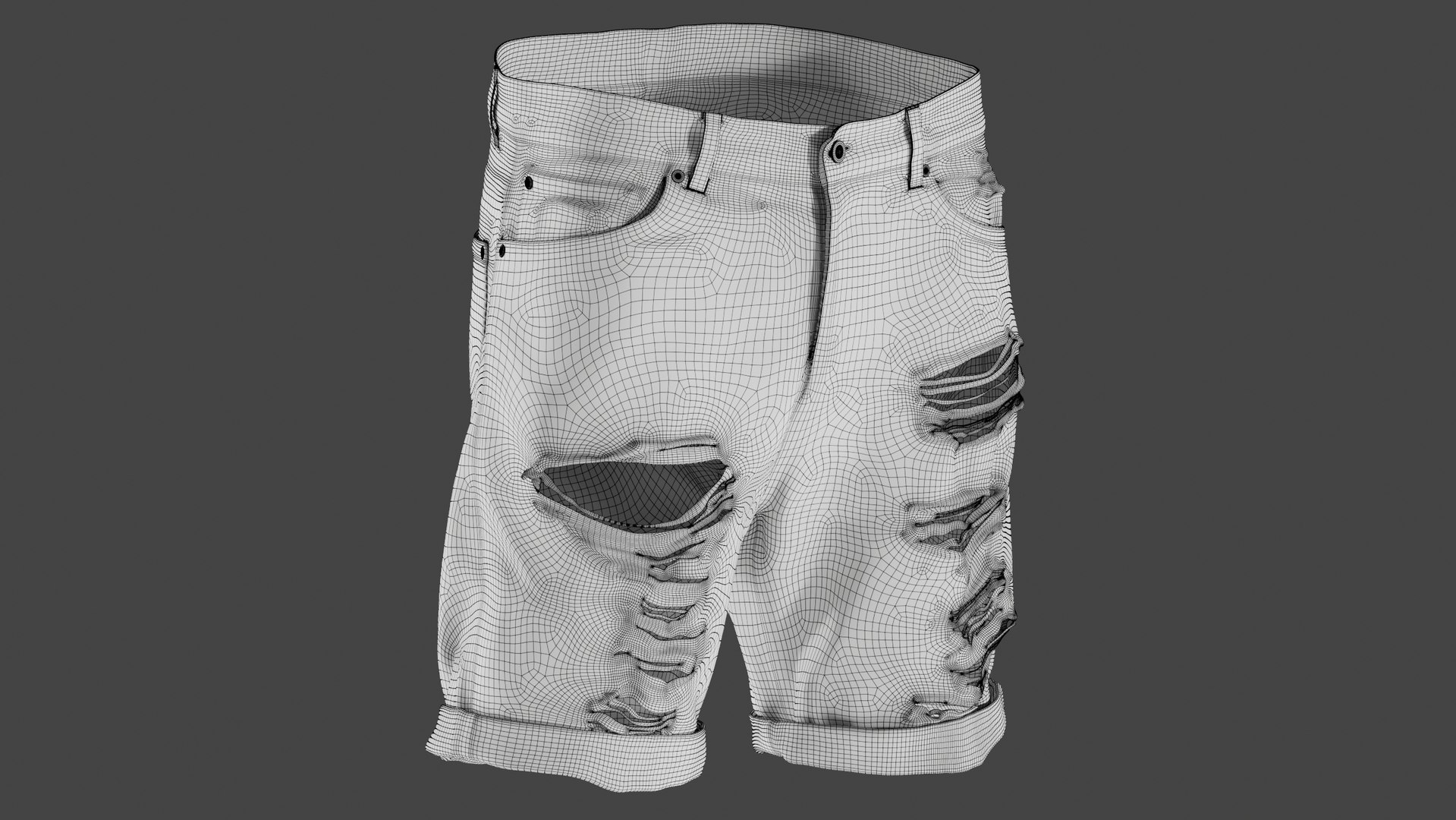 3D Mesh Men S Jean - TurboSquid 1643971