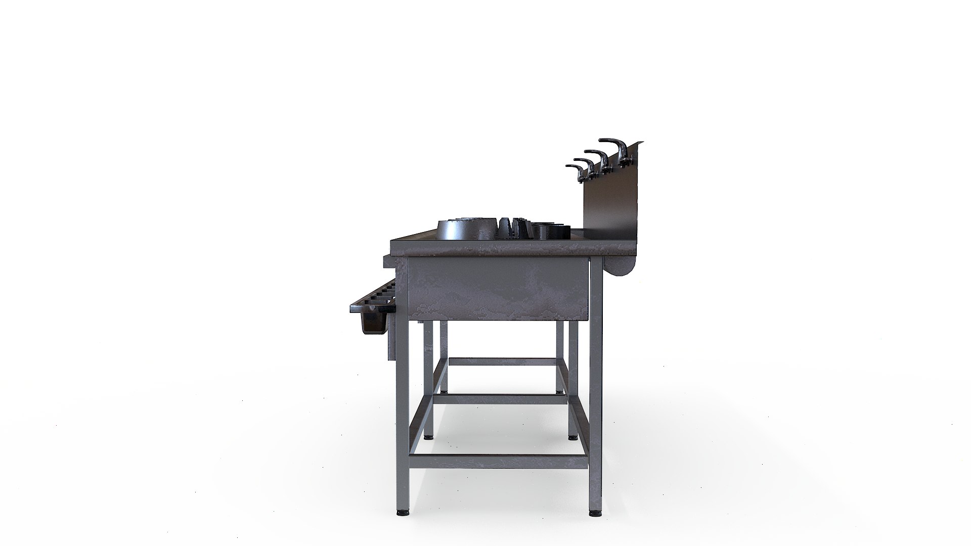Cooking bench 3D model - TurboSquid 2154089