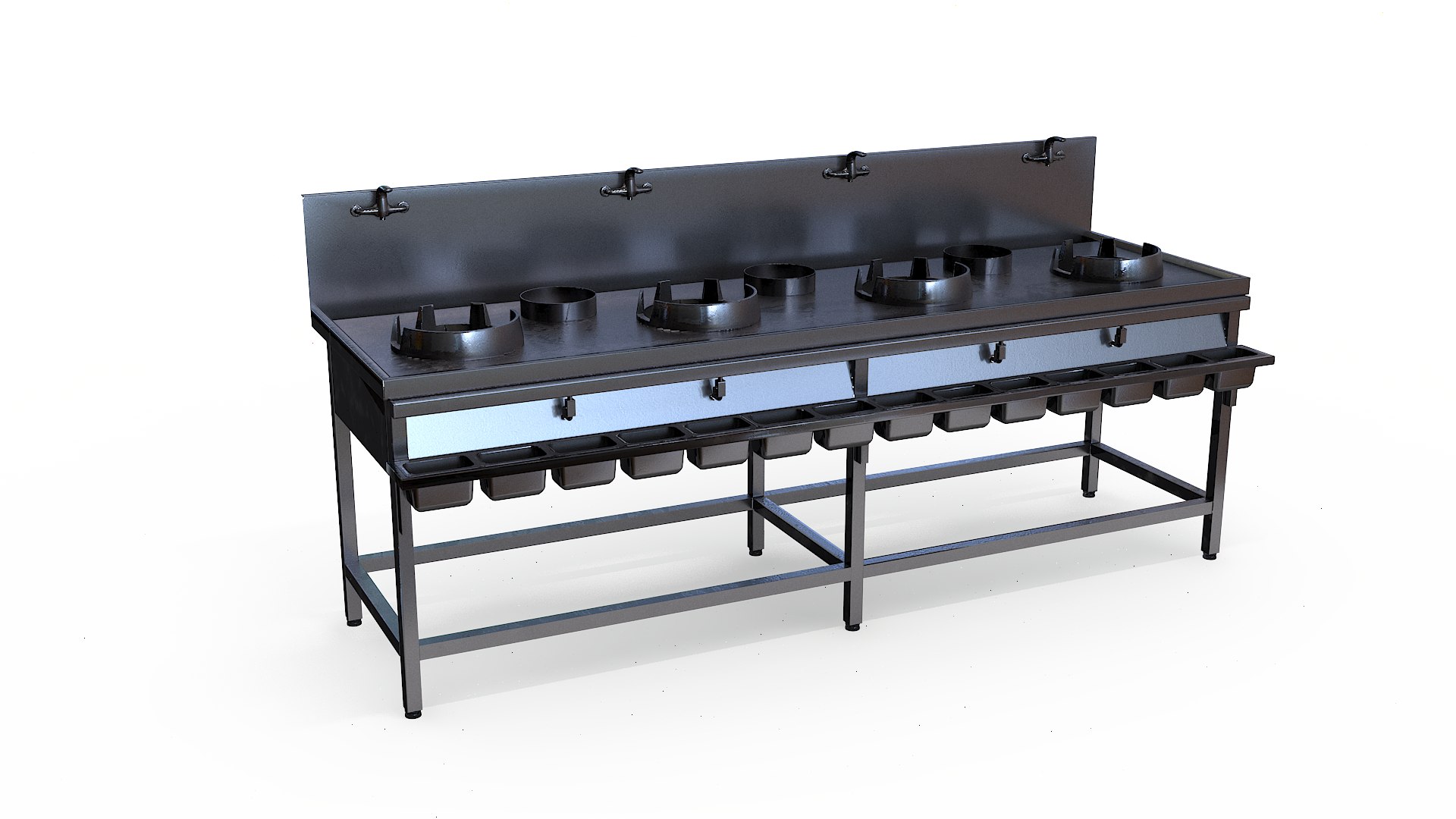 Cooking bench 3D model - TurboSquid 2154089