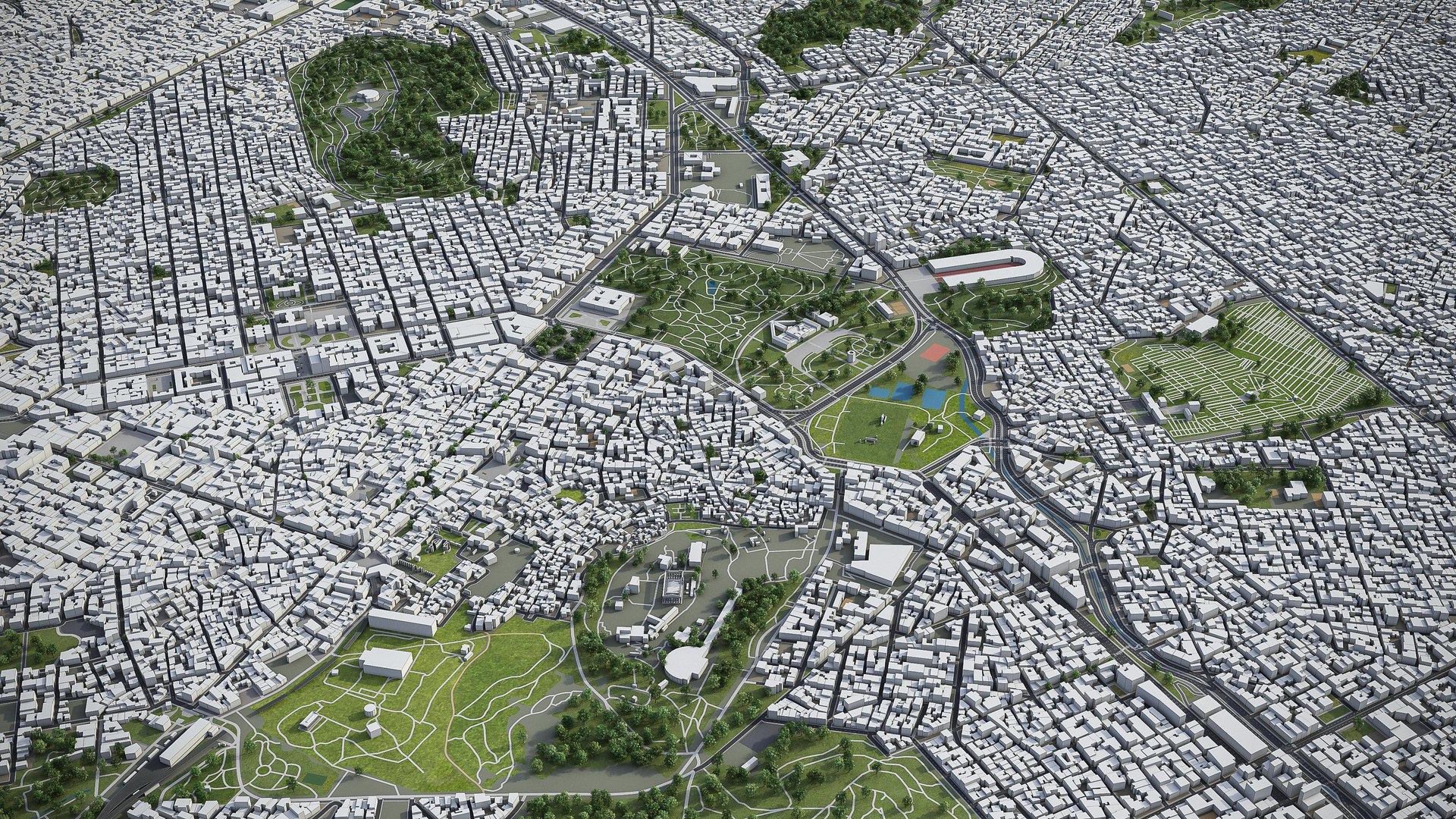 Athens Surrounding - 3D Model - TurboSquid 1468509