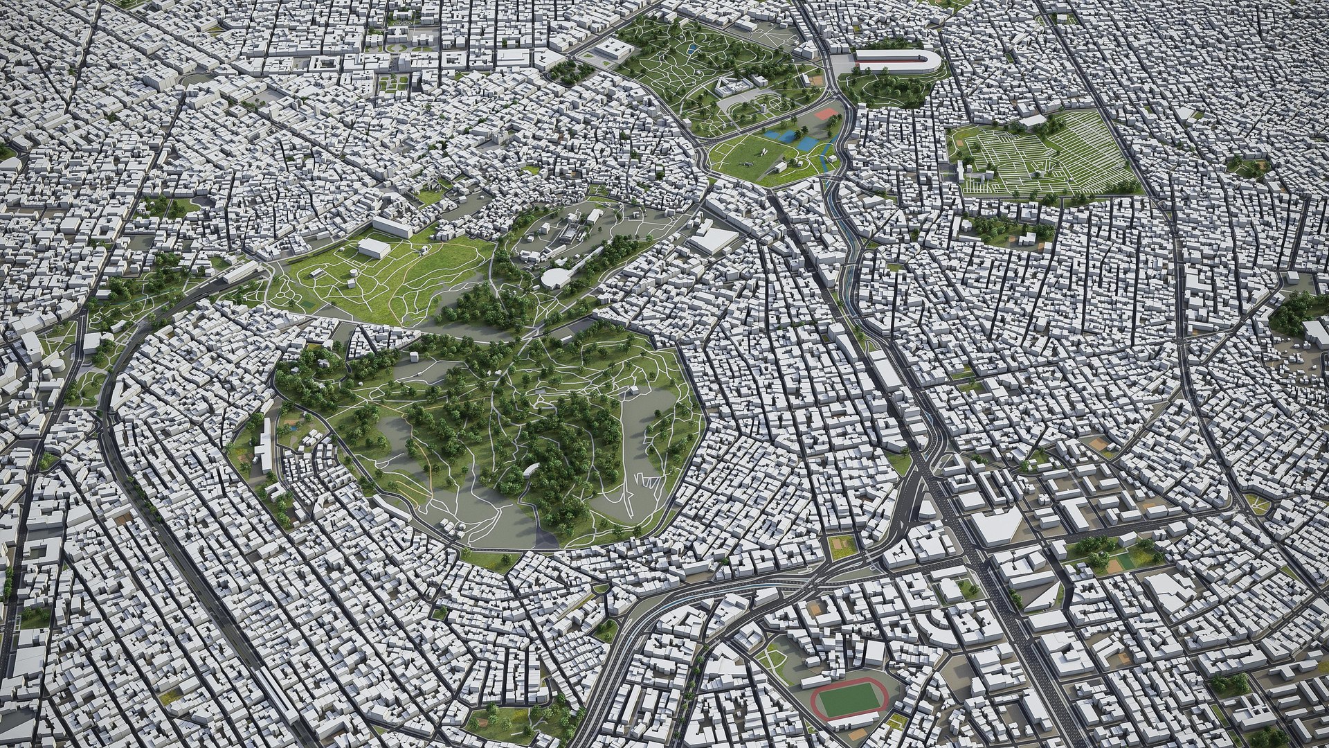 Athens Surrounding - 3D Model - TurboSquid 1468509