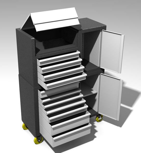 boxes mechanical work 3d model