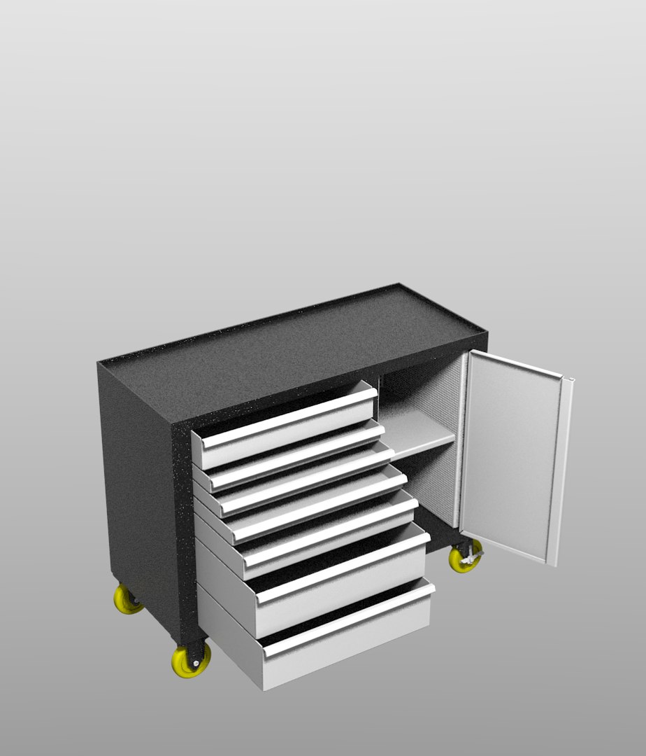 Boxes Mechanical Work 3d Model